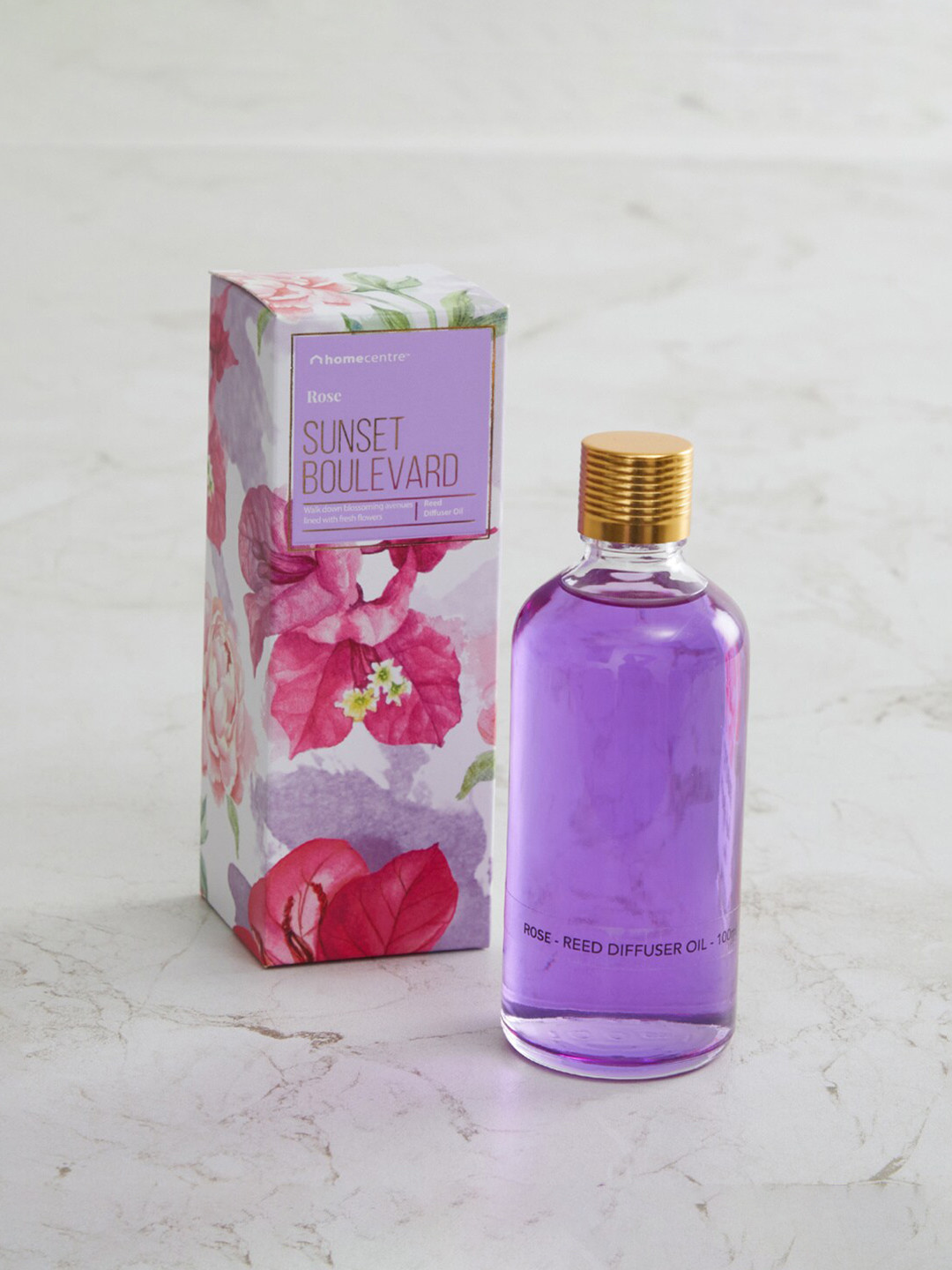 Buy Home Centre Multicolour Glass Sunset Boulevard Aroma Diffuser Oil ...