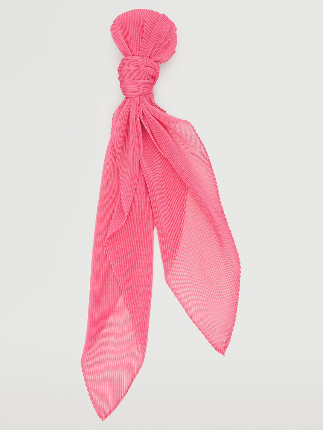 Buy MANGO Women Pink Accordion Pleated Scarf - Scarves for Women ...