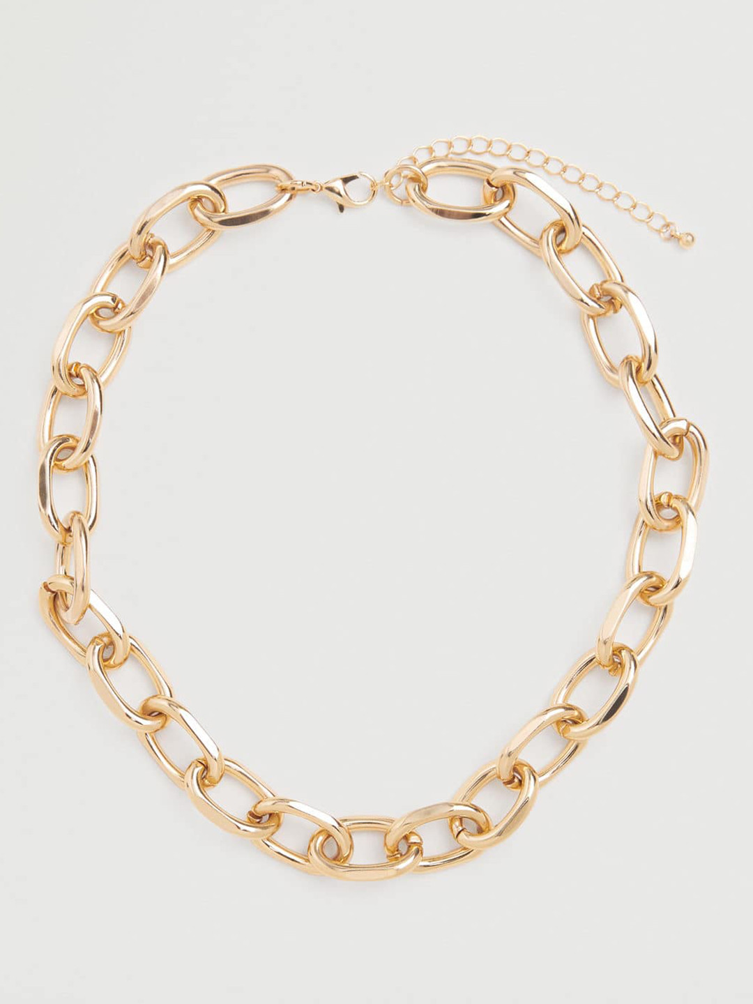Buy MANGO Women Gold Toned Linked Chain Necklace - Necklace And Chains ...