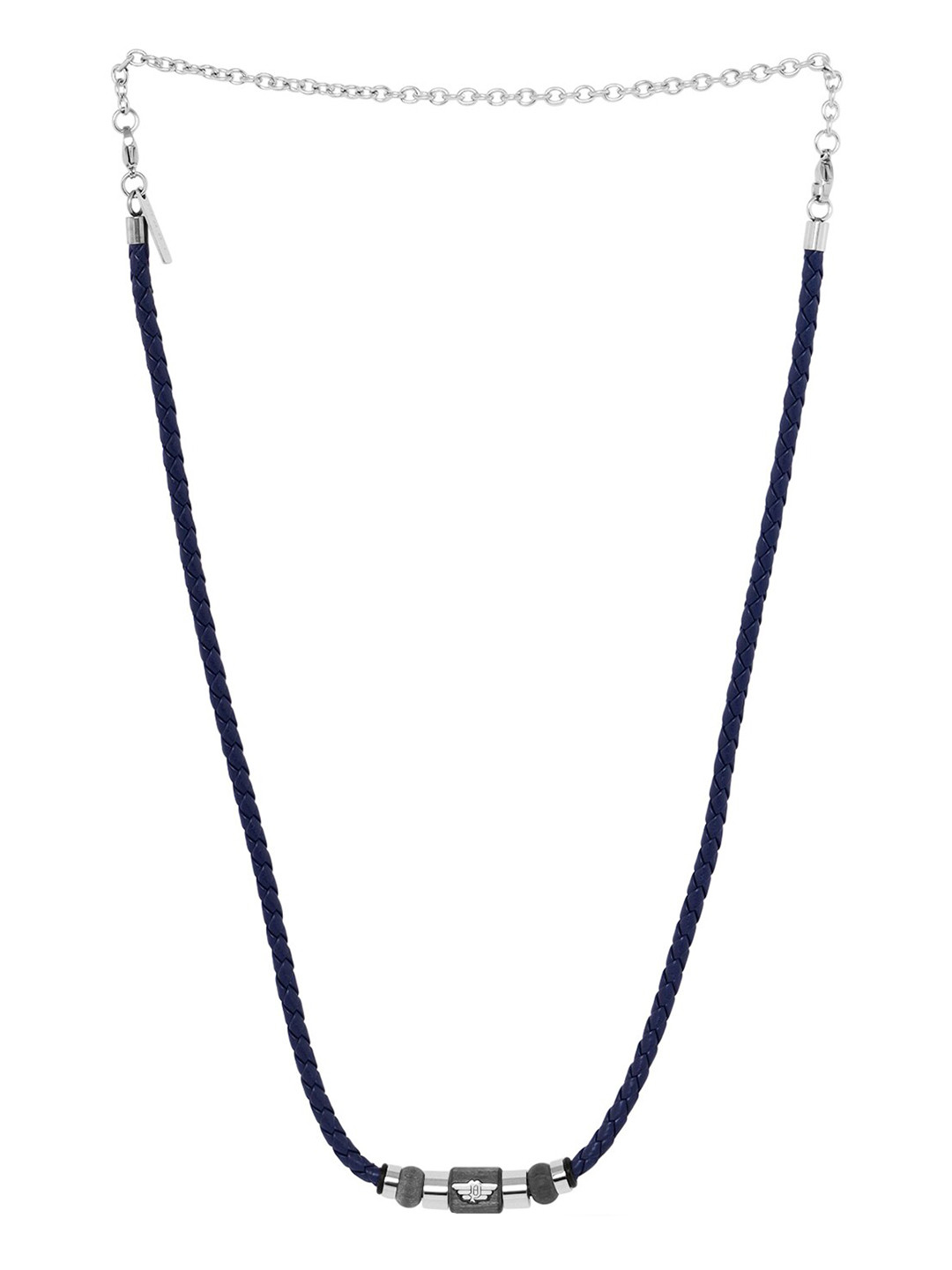 Buy Police Men Black Silver Simbel Chain - Necklace And Chains for Men ...