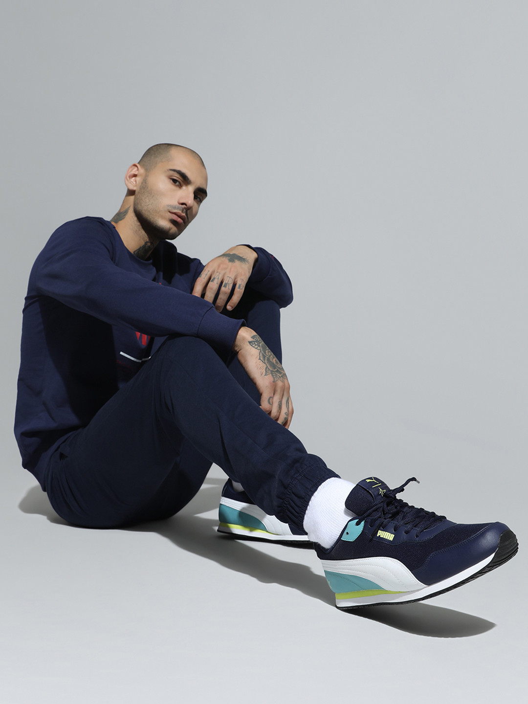 Buy Puma Men Blue X 1DER Denver Shoes - Casual Shoes for Men 17823966 ...