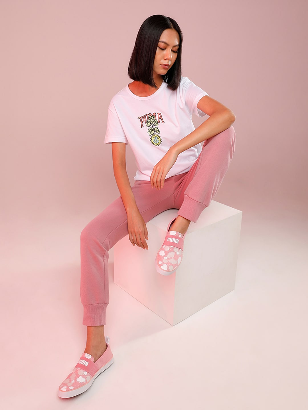 Buy Puma Women Pink Fiona Slip On Shoes - Casual Shoes for Women ...