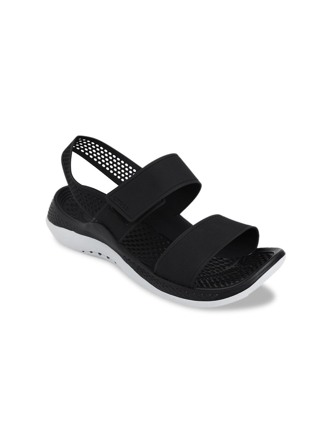 Buy Crocs Women Black & Grey LiteRide 360 Sandal - Flats for Women ...