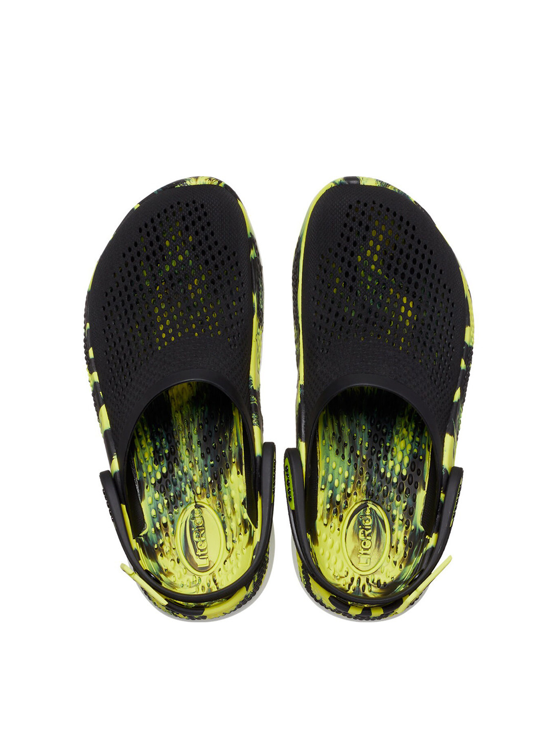 Buy Crocs Unisex Black & Yellow Clogs Sandals - Sandals for Unisex ...