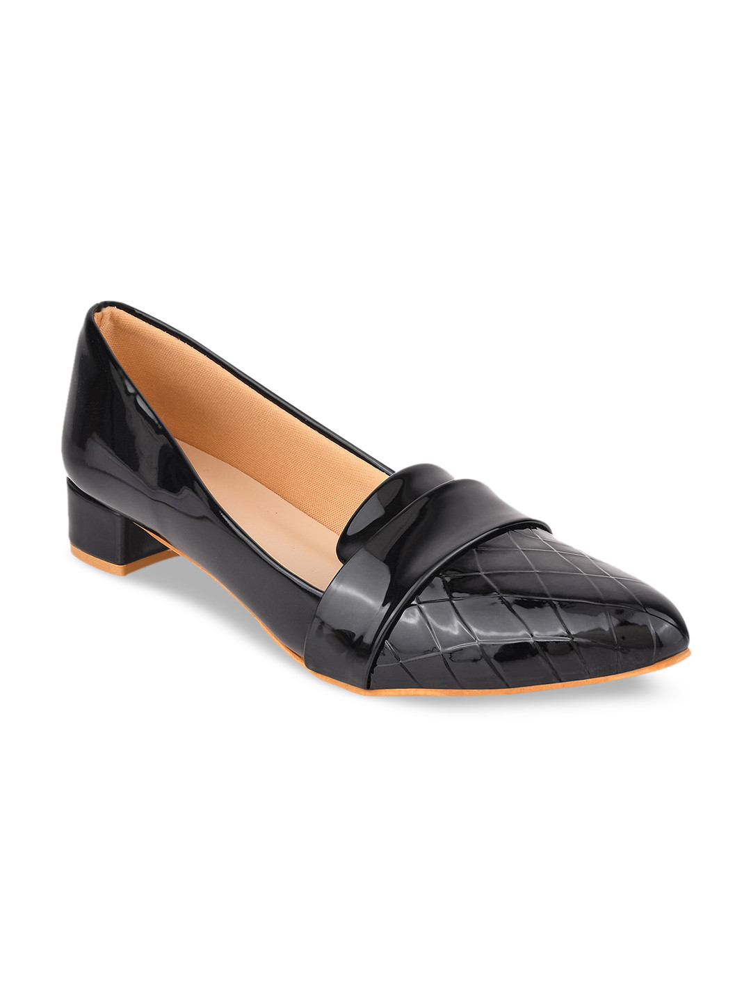 Buy Stelatoes Women Black PU Block Heels - Heels for Women 17826952 ...