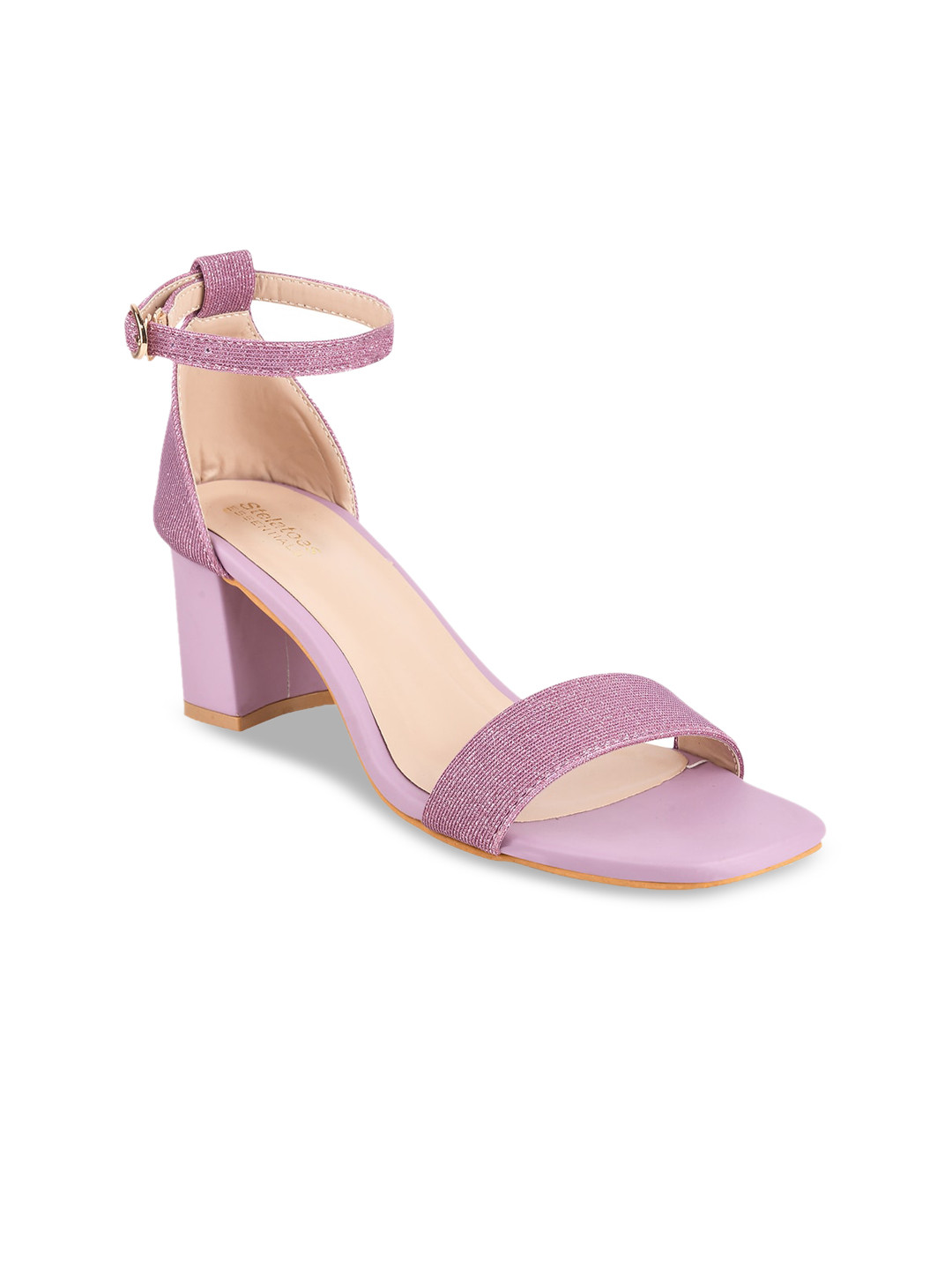 Buy Stelatoes Women Purple Block Heels - Heels for Women 17826970 | Myntra