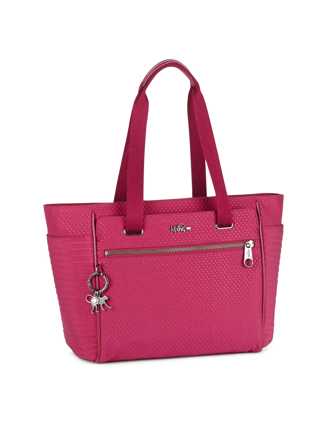Buy Kipling Pink Textured Shoulder Bag - Handbags for Women 1783995 ...