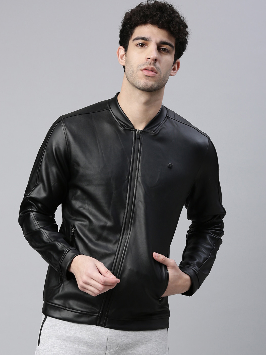 Buy Proline Active Men Black Biker Jacket - Jackets for Men 17861518 ...