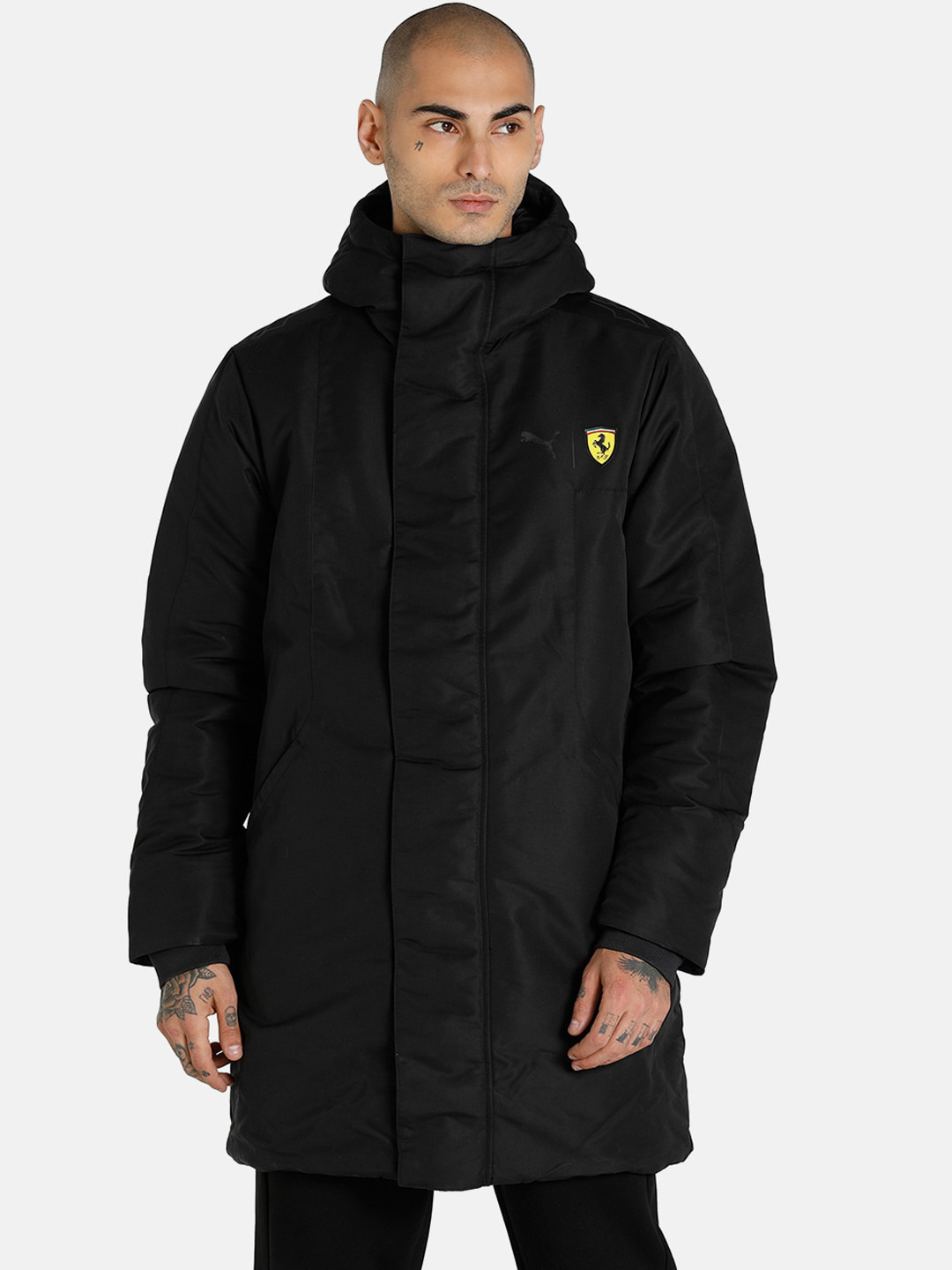 Buy PUMA Motorsport Men Ferrari Race Collab Padded Motorsport Regular ...