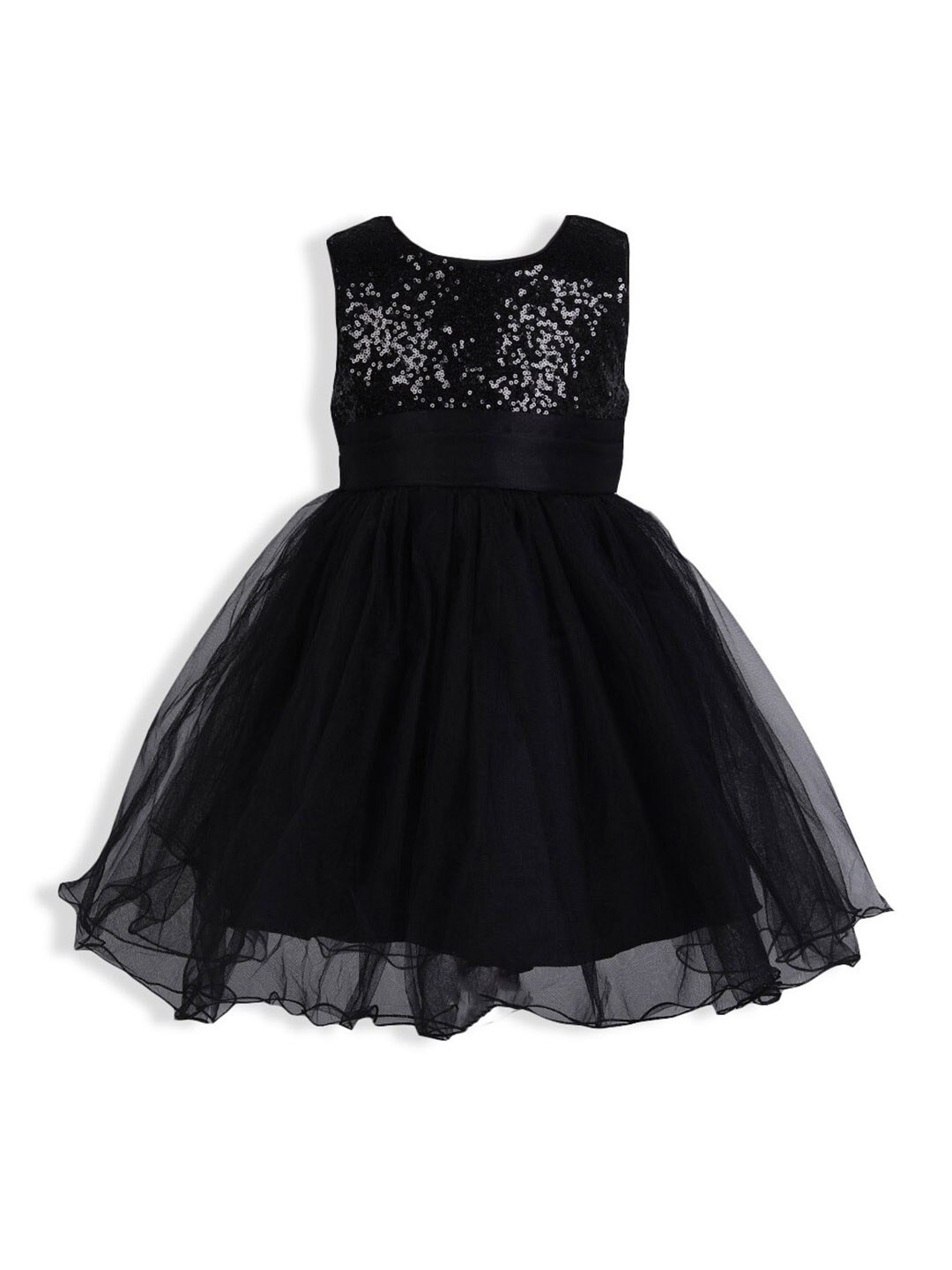 Buy Hopscotch Girls Black Party Dress - Dresses for Girls 17869006 | Myntra