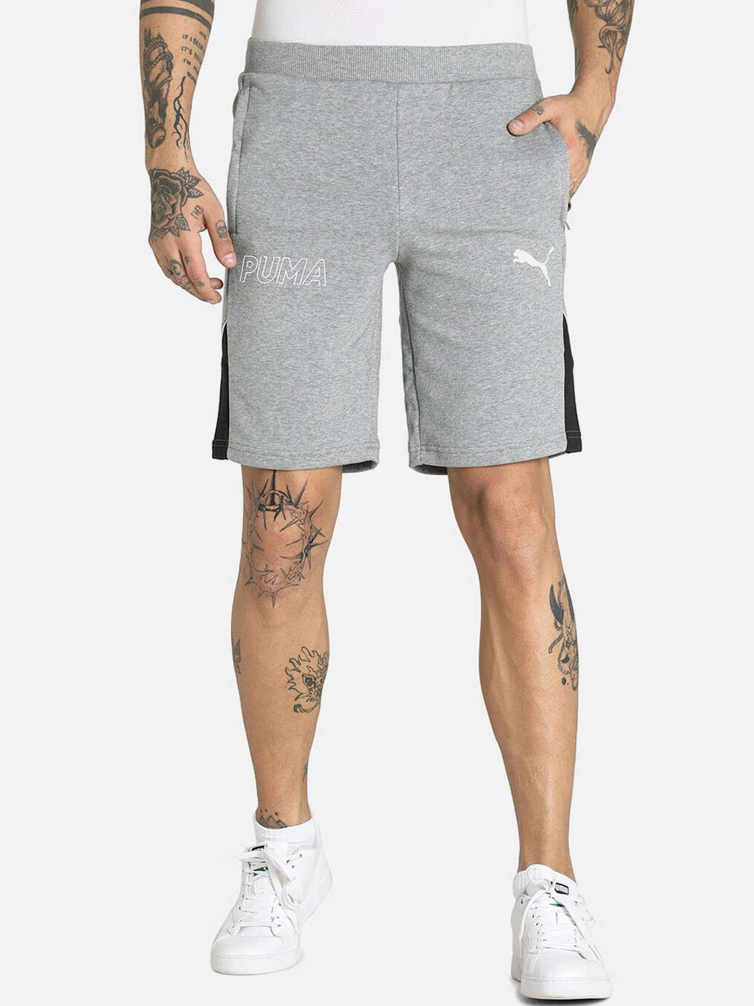 Buy Puma Men Grey Shorts - Shorts for Men 17869566 | Myntra