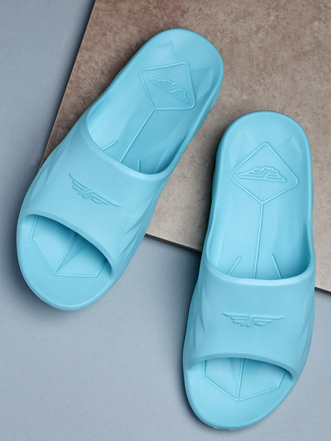 Buy Red Tape Women Blue Sliders - Flip Flops for Women 17873612 | Myntra