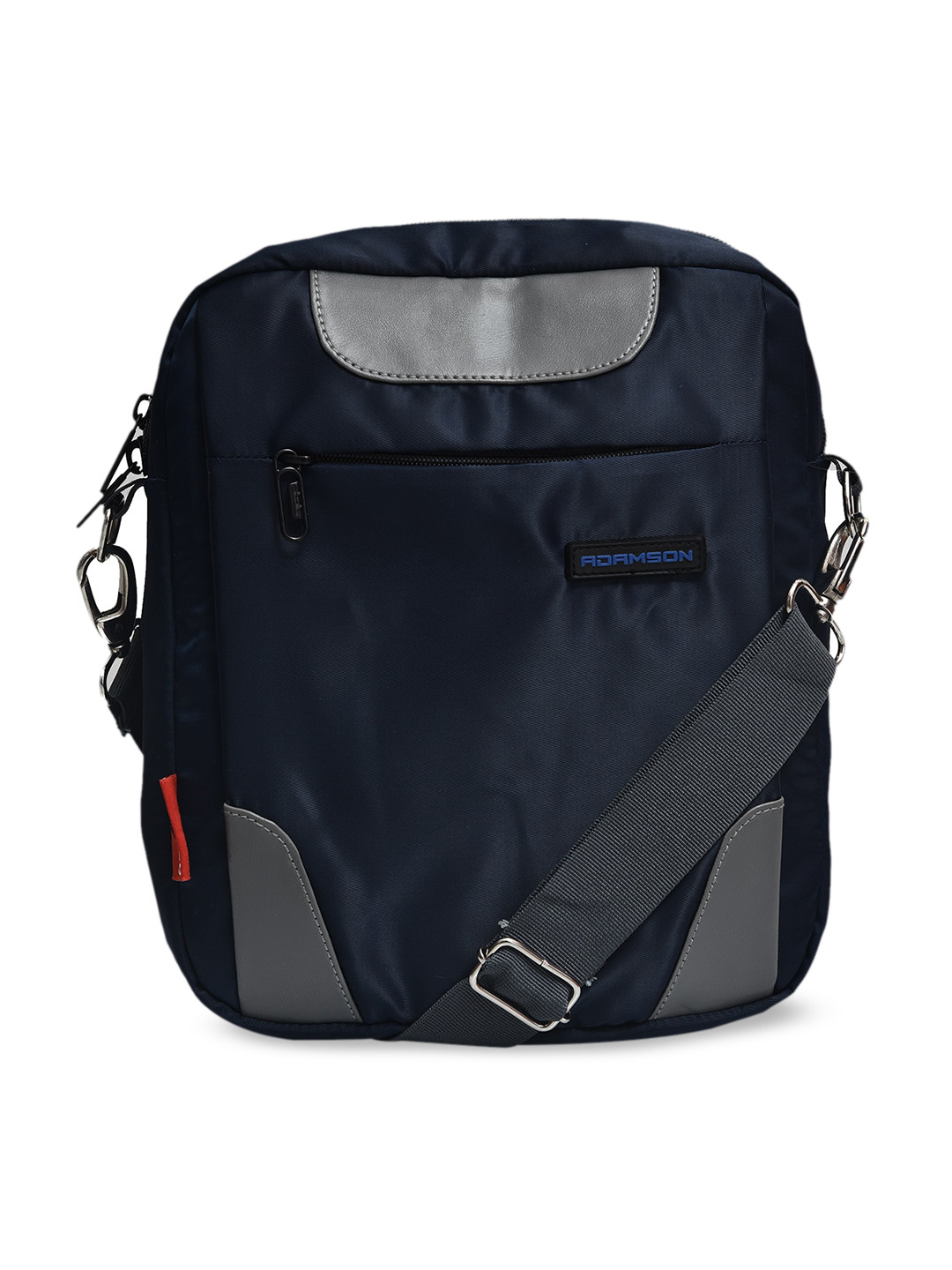 Buy ADAMSON Blue Colourblocked Structured Sling Bag - Handbags for ...