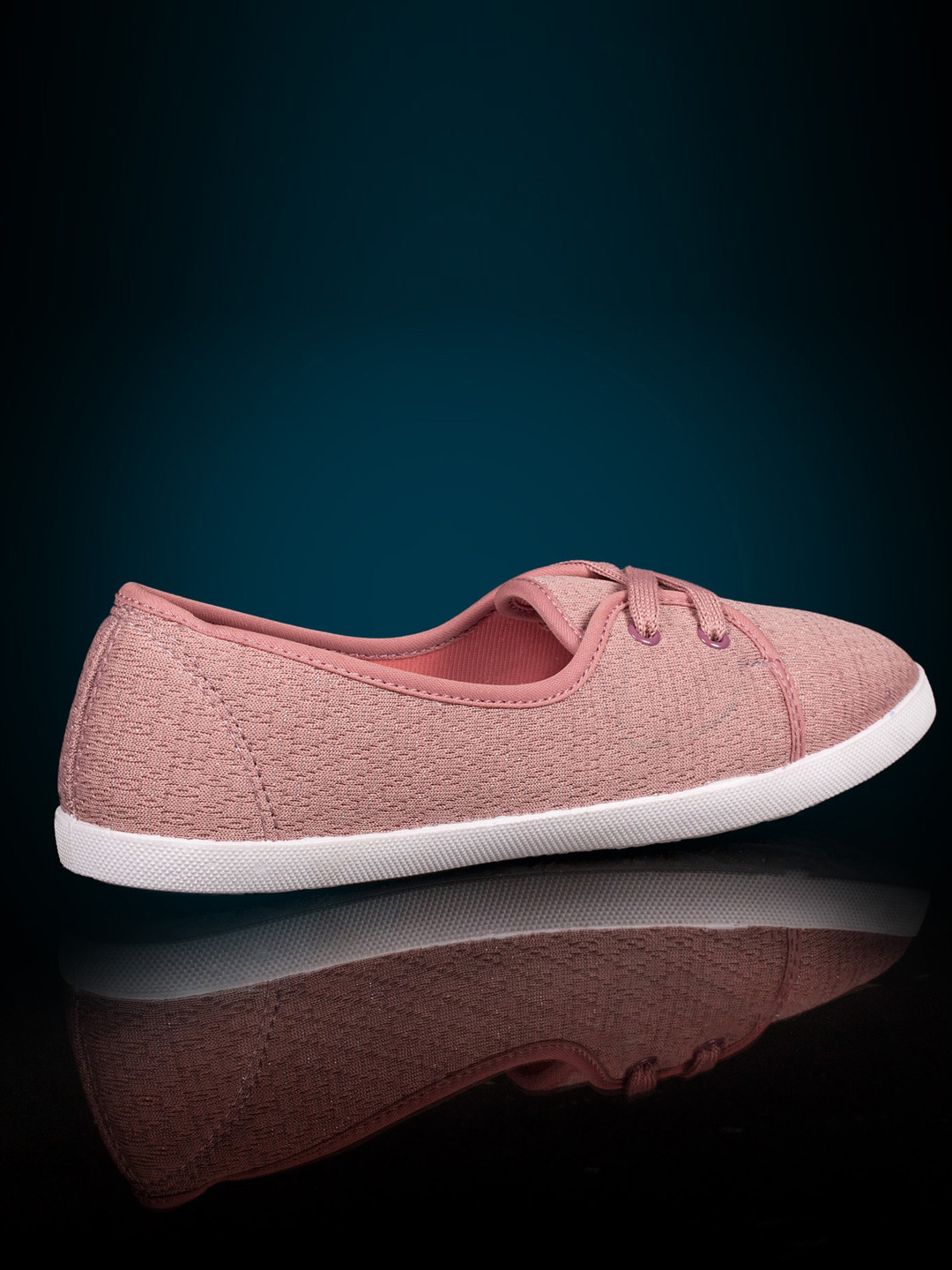 Buy ASIAN Women Mauve Woven Design Sneakers - Casual Shoes for Women ...