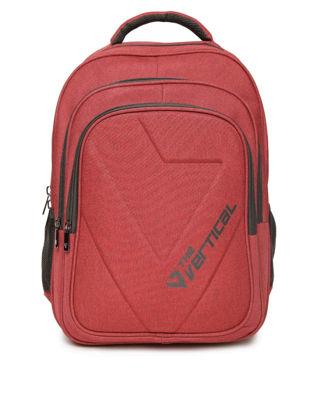 Buy THe VerTicaL Unisex Red Brand Logo Laptop Backpack - Backpacks for ...