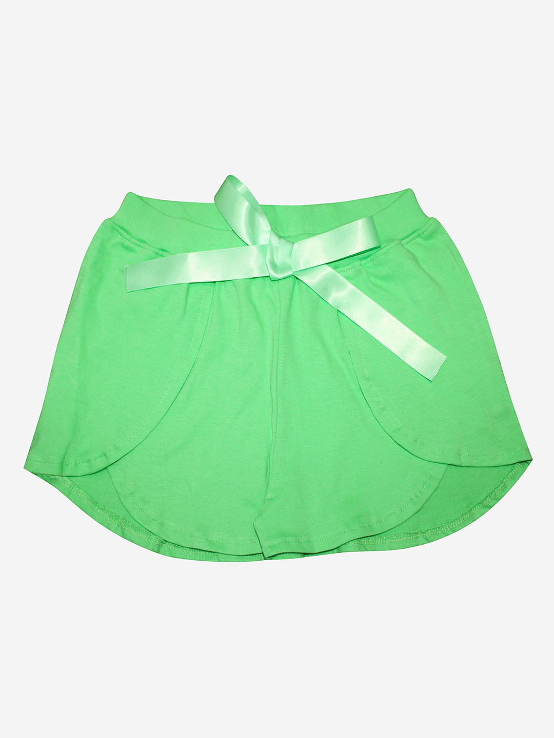 Buy KiddoPanti Girls Green Solid Shorts - Shorts for Girls 17902946 ...