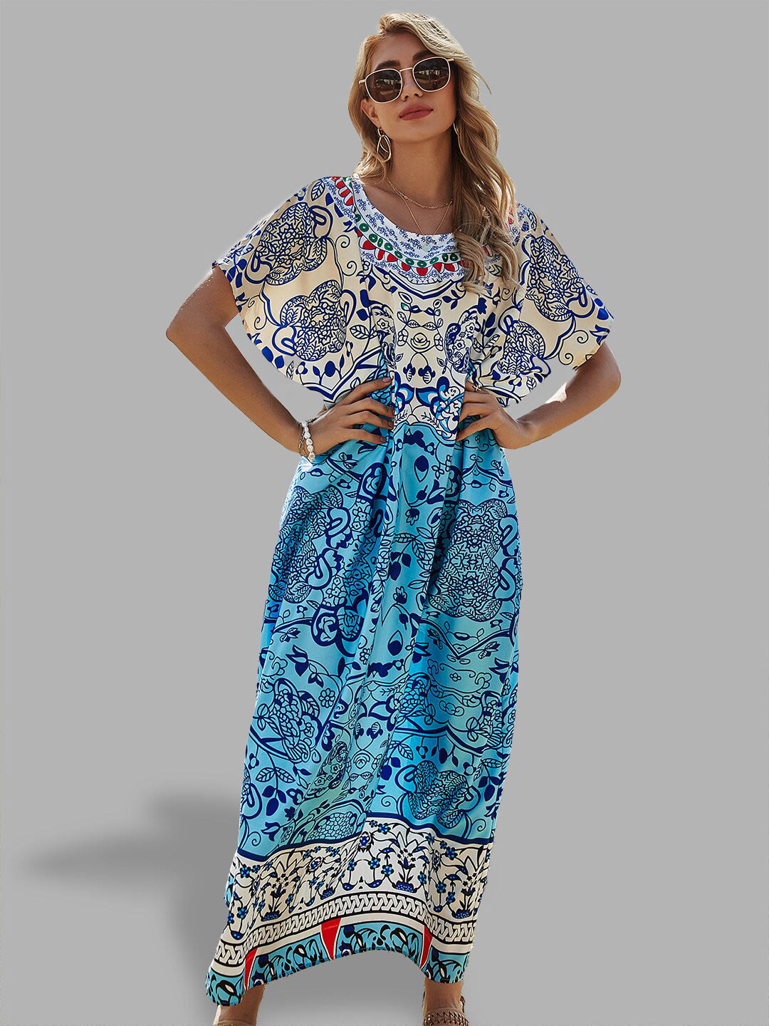 Buy JC Collection Blue Bohemian Maxi Dress - Dresses for Women 17906660 ...