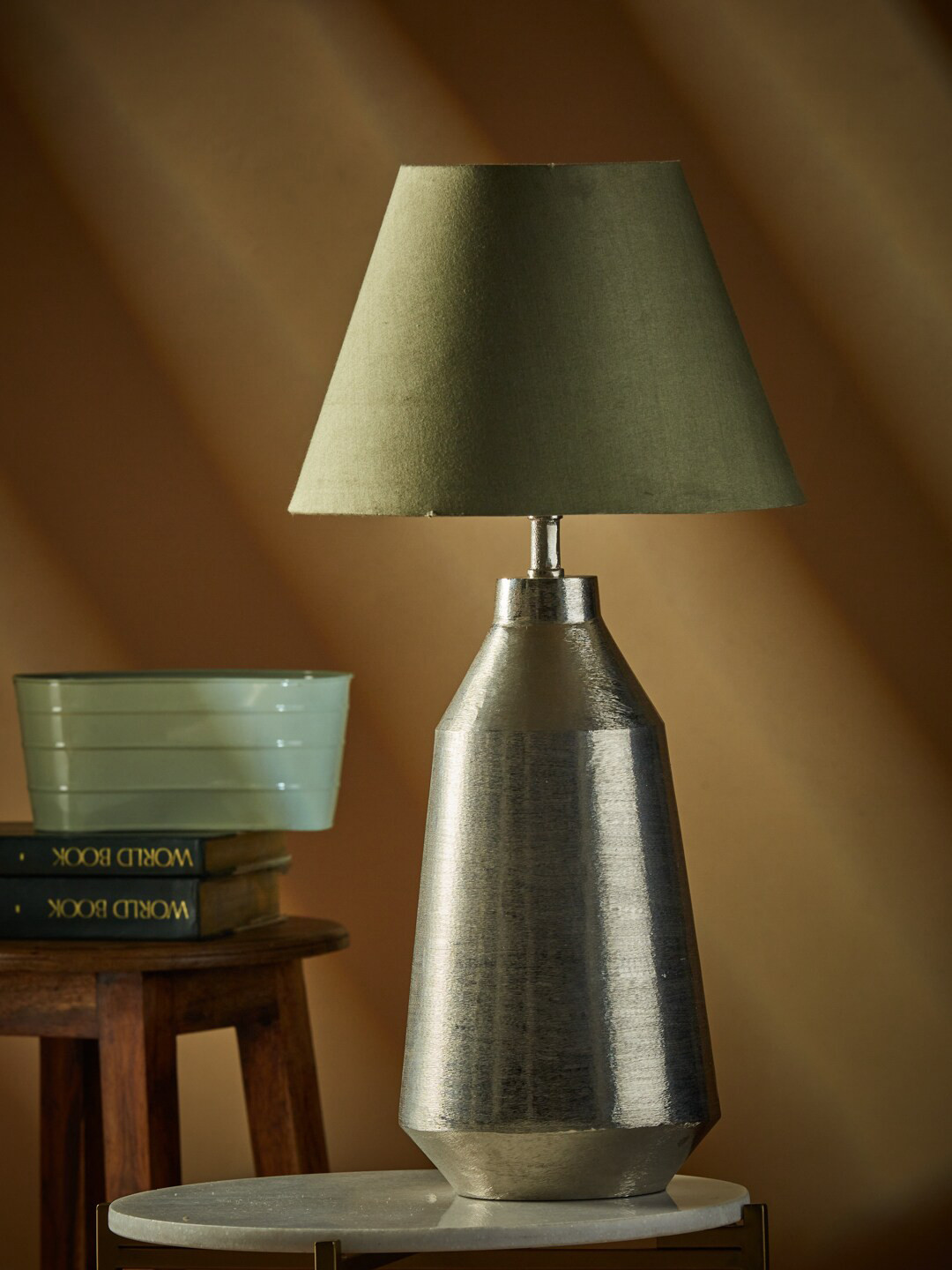 Buy Fabindia Hamsa Tall Table Lamp Without Shade - Table Lamps for ...