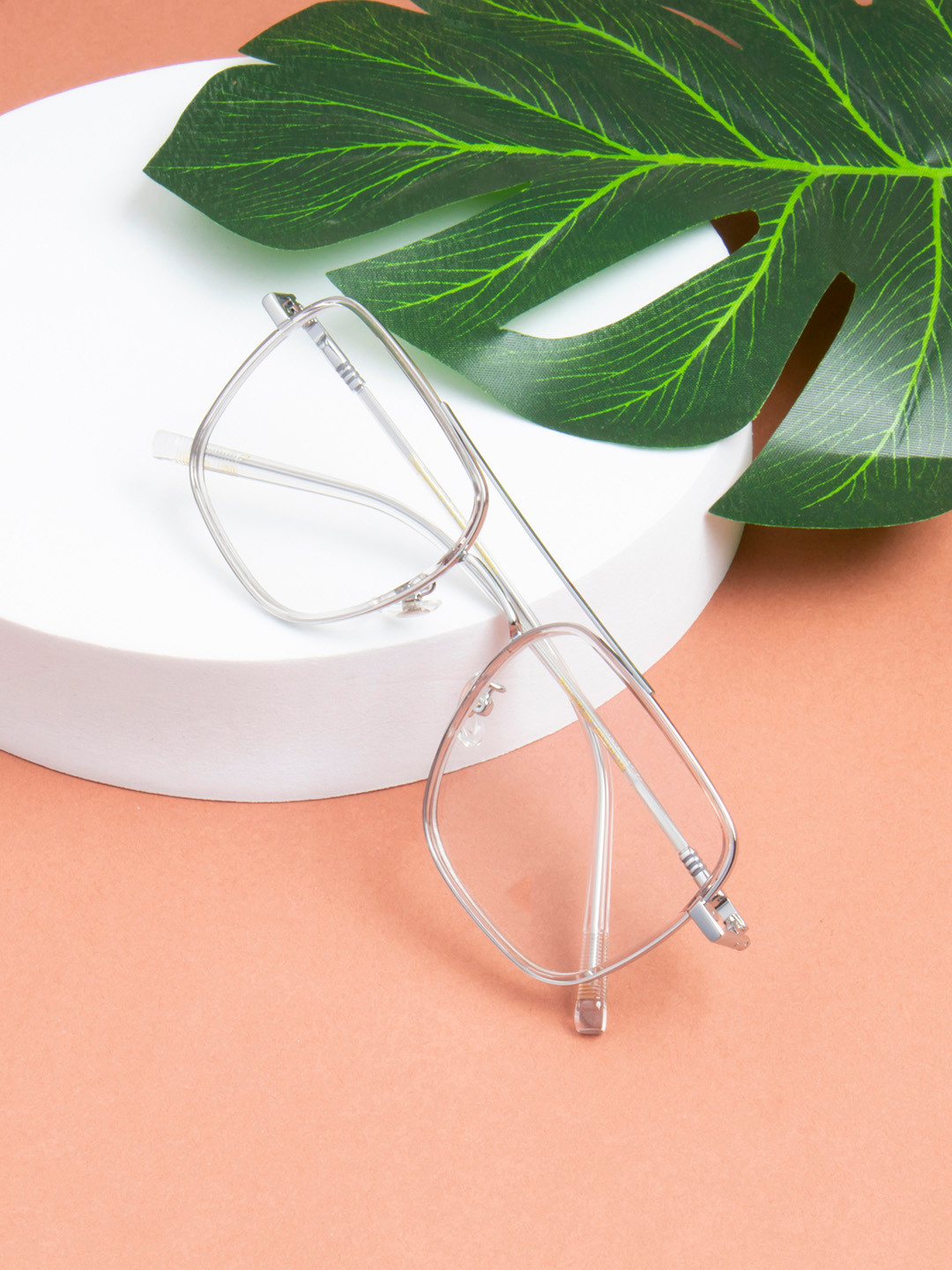 Buy Ted Smith Unisex Transparent Full Rim Square Frames Eyeglasses ...