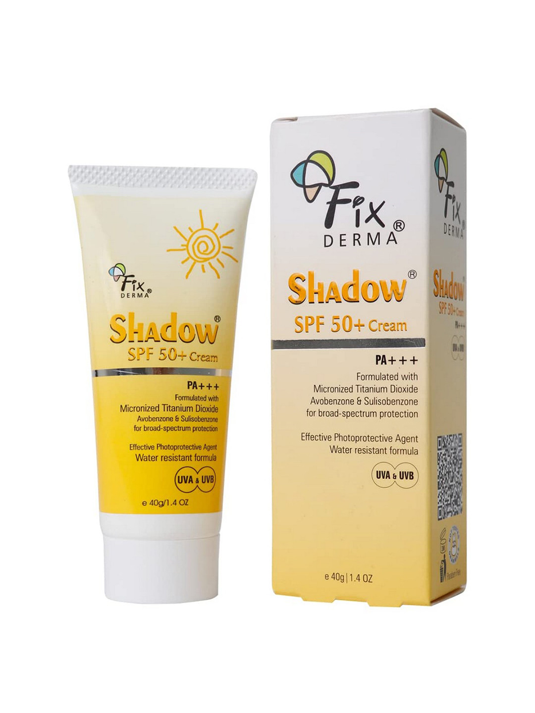 Buy FIXDERMA Shadow Sunscreen SPF 50+ Cream For Dry Skin With PA ...