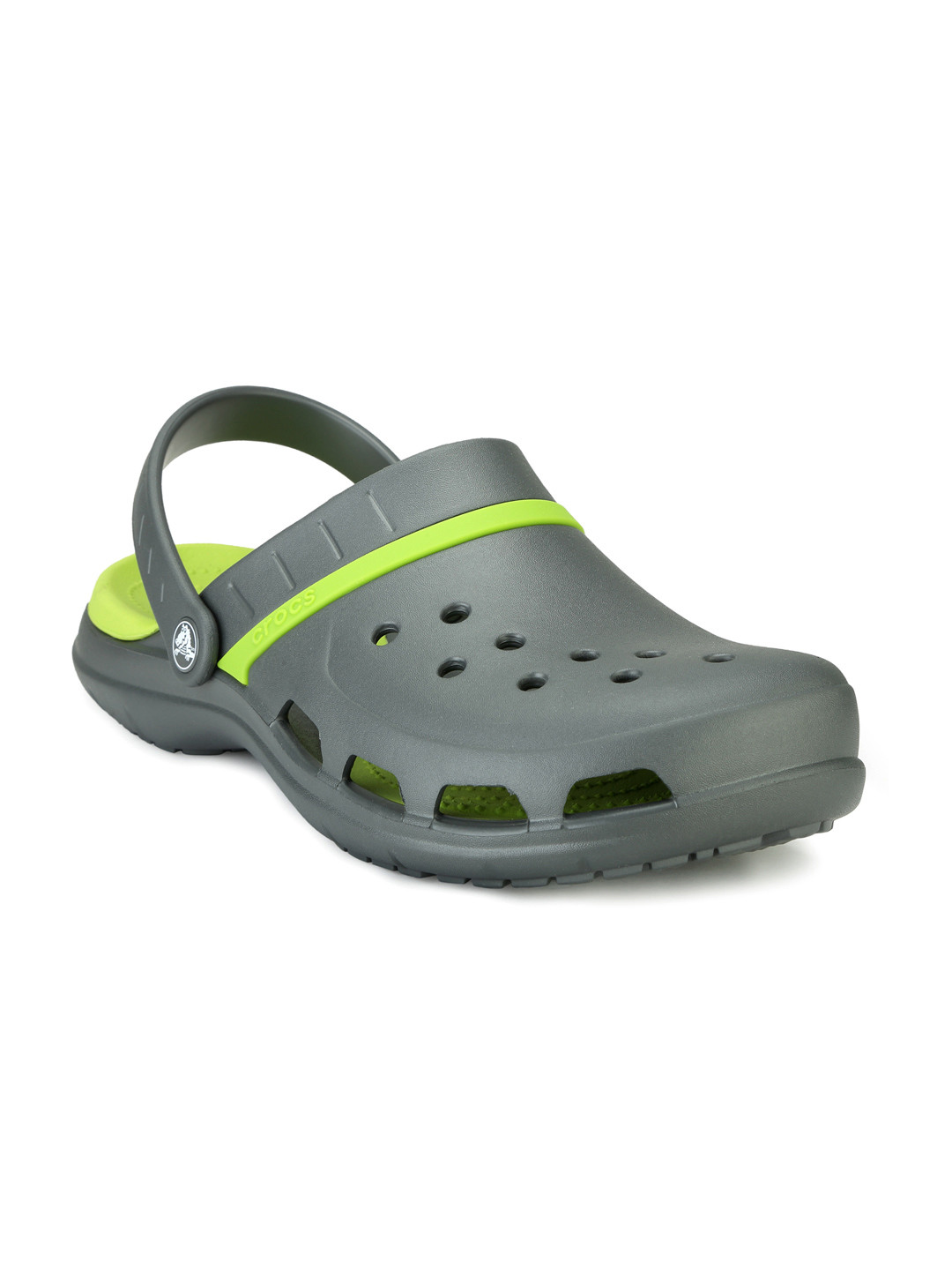 Buy Crocs Modi Men Grey Clogs - Flip Flops for Men 1792082 | Myntra