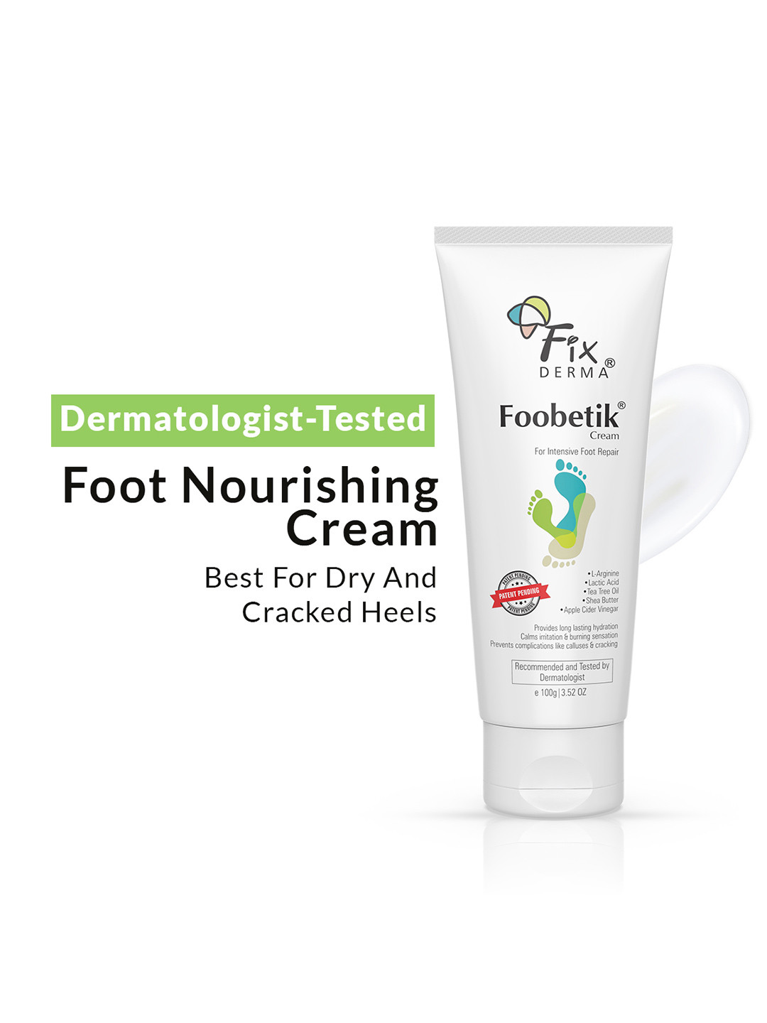 Buy FIXDERMA Heel Repair Foobetik Foot Cream For Normal & Diabetic Foot ...