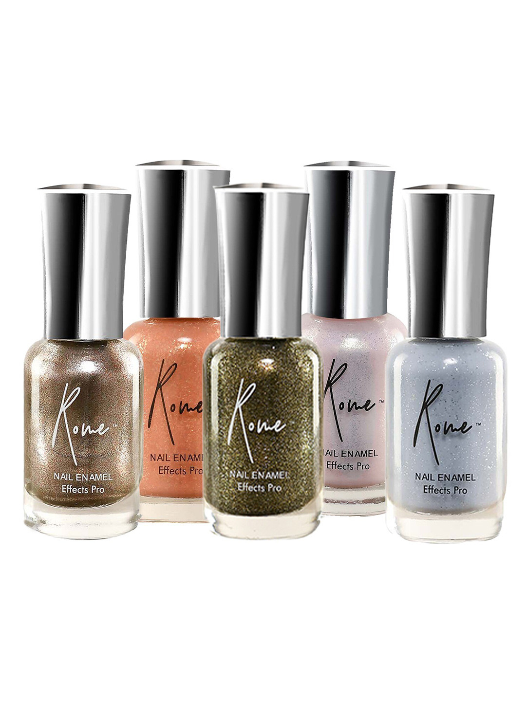 Buy Rome Set Of 5 Effects Pro Nail Enamel - Nail Polish for Women ...