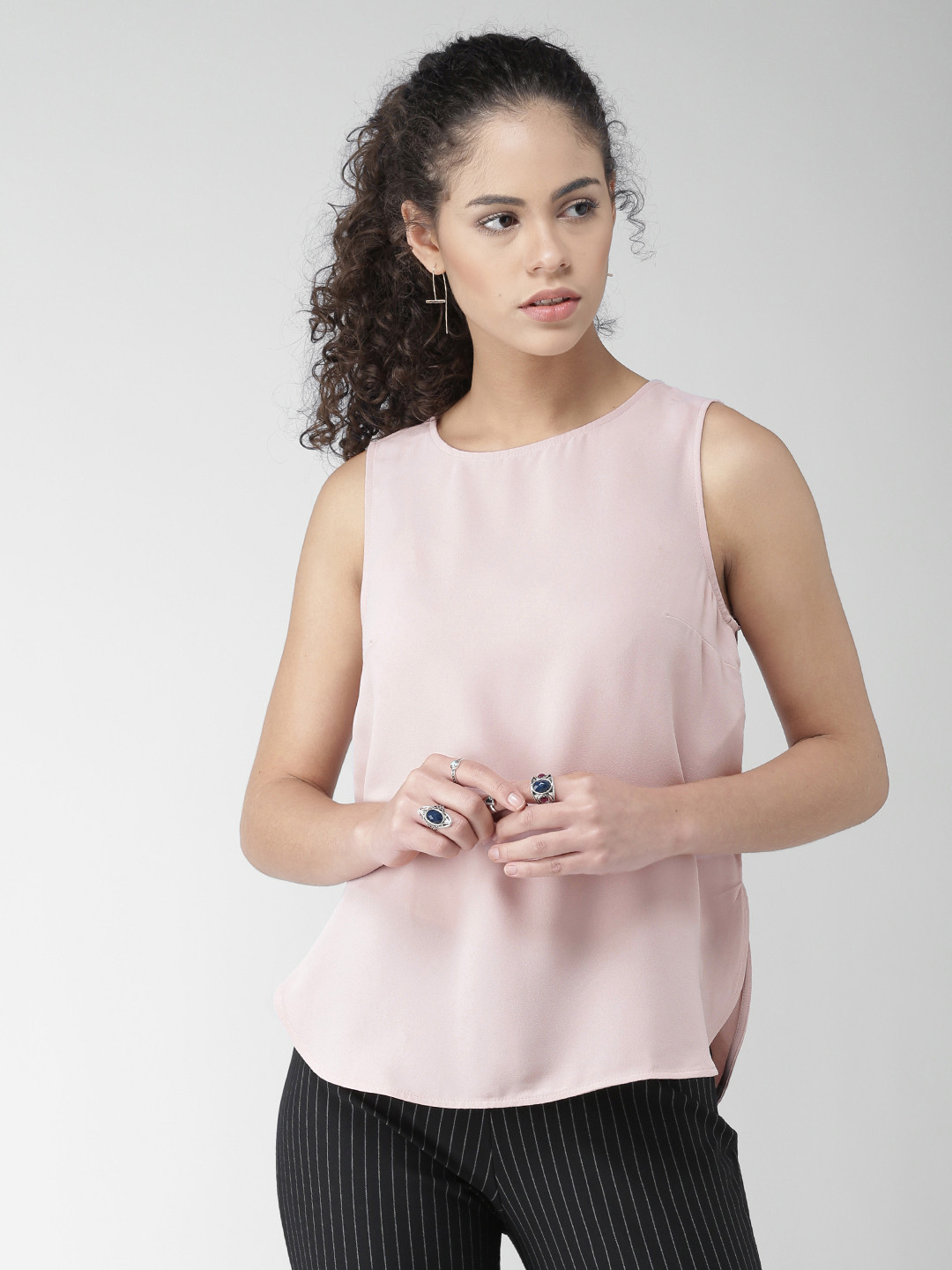 Buy FOREVER 21 Women Dusty Pink Top - Tops for Women 1793360 | Myntra