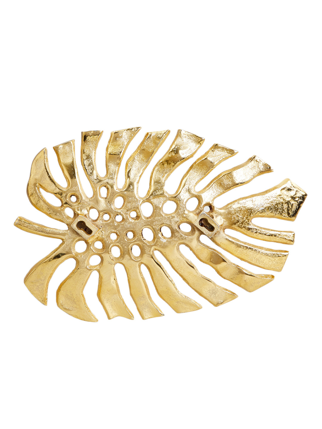 Buy Home Centre Gold Leaf Shaped Wall Decor - Wall Decor for Unisex ...