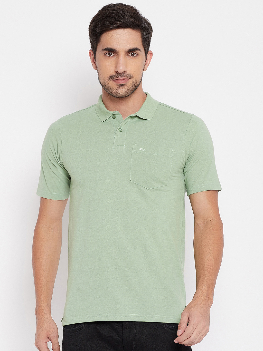 Buy NEVA Men Green Polo Collar T Shirt - Tshirts for Men 17942334 | Myntra