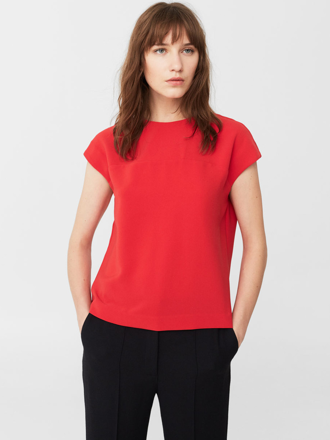 Buy MANGO Women Red Top - Tops for Women 1794366 | Myntra