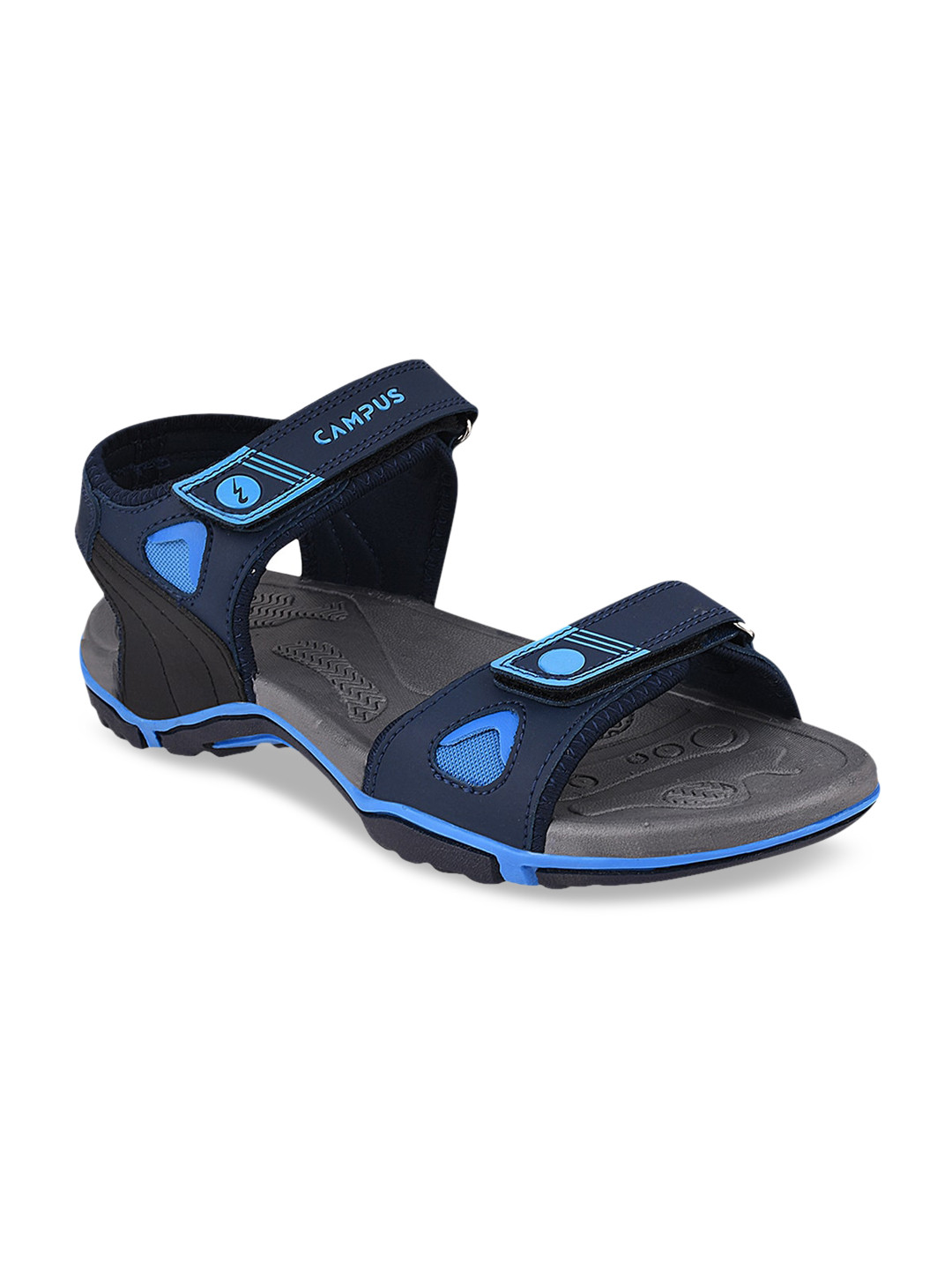 Buy Campus Men Navy Blue Solid Sports Sandals - Sandals for Men ...