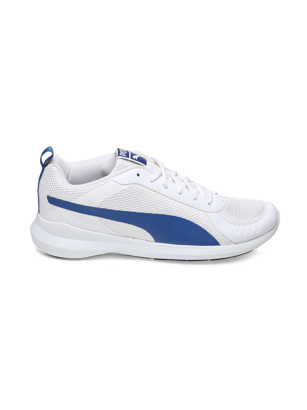 Buy Puma Men White & Blue Sneakers - Casual Shoes for Men 1795428 | Myntra