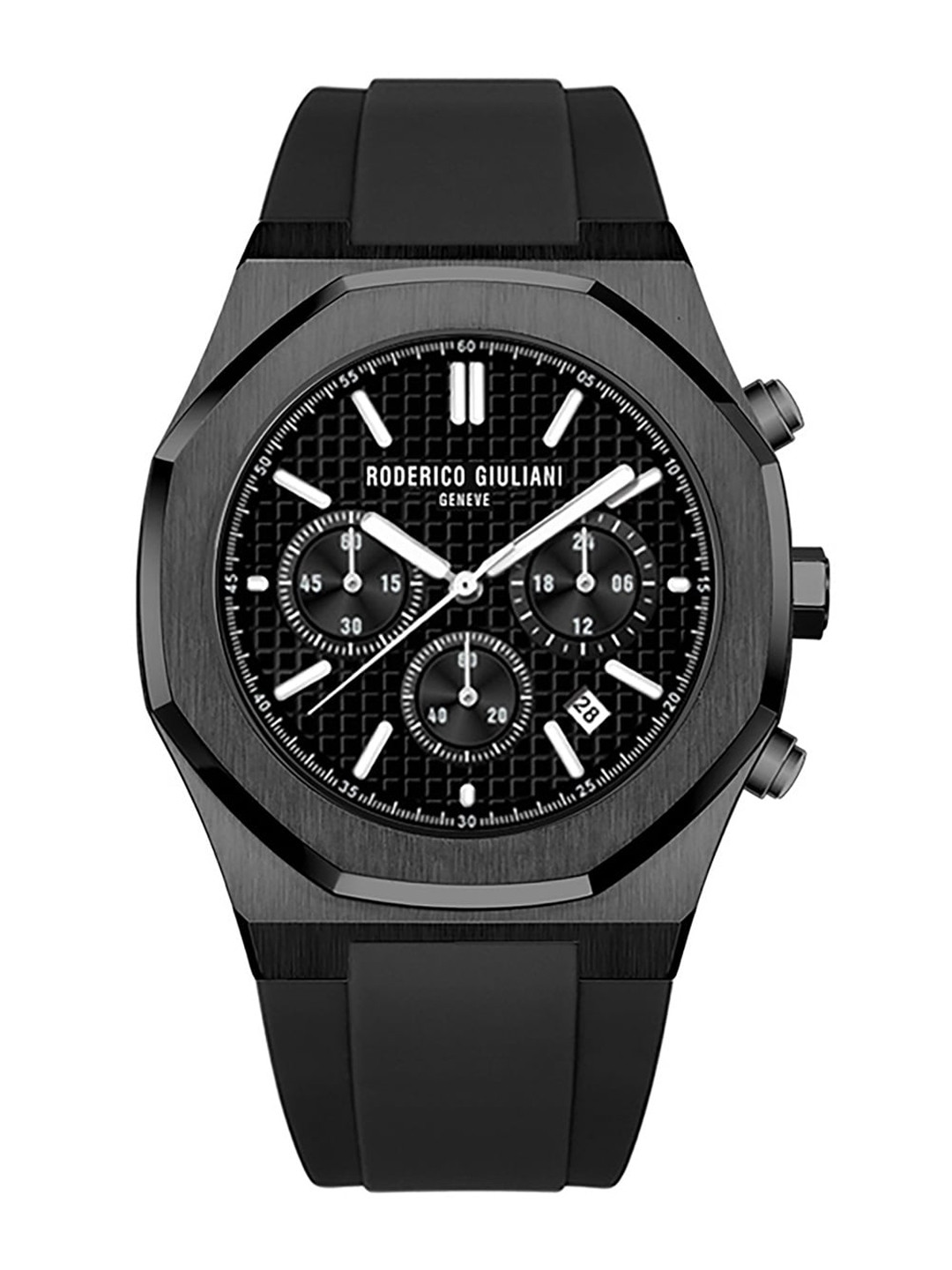 Buy RODERICO GIULIANI Unisex Black Dial & Black Straps Analogue ...