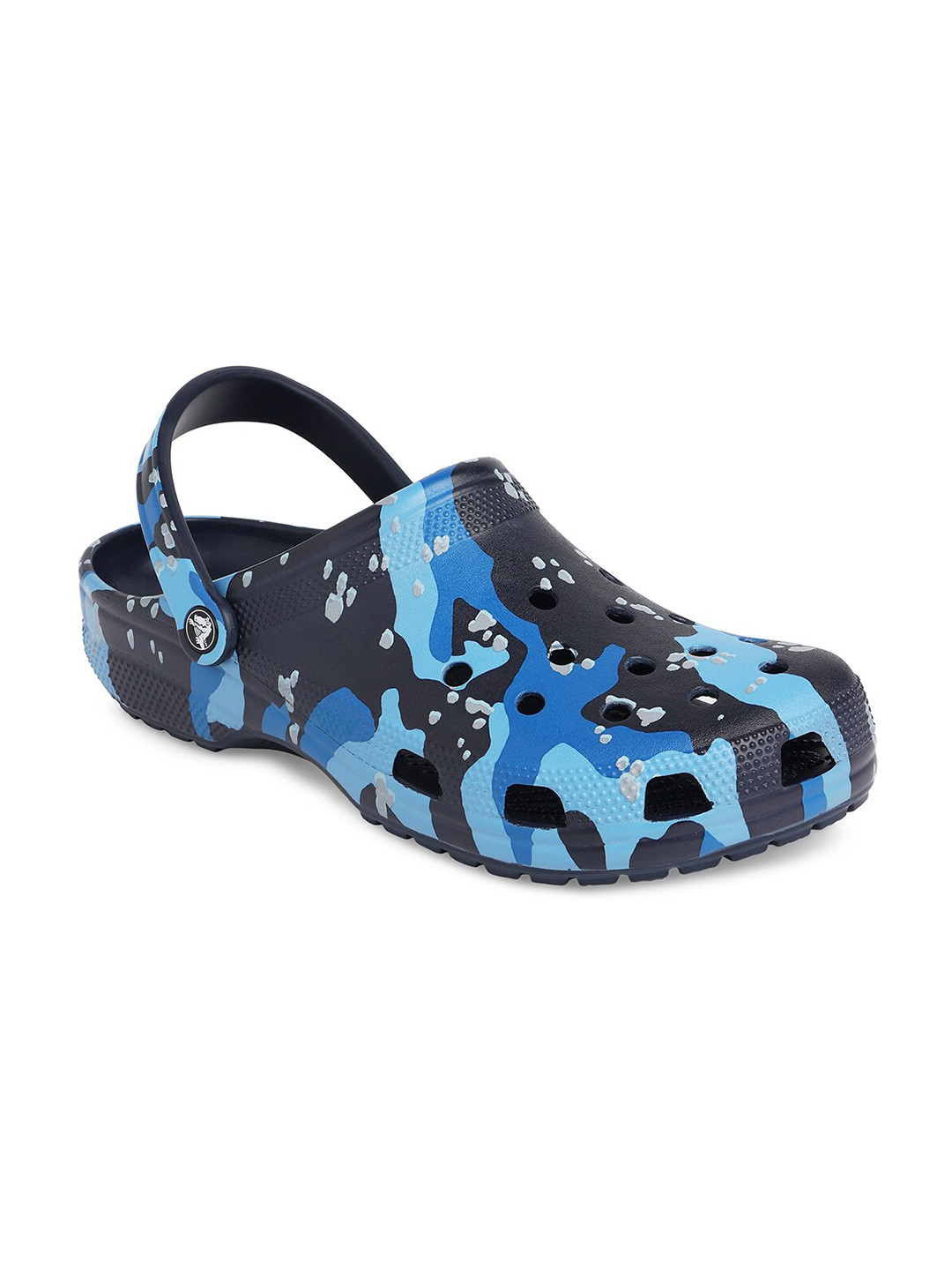 Buy Crocs Unisex Blue & Black Clogs Sandals - Sandals for Unisex ...
