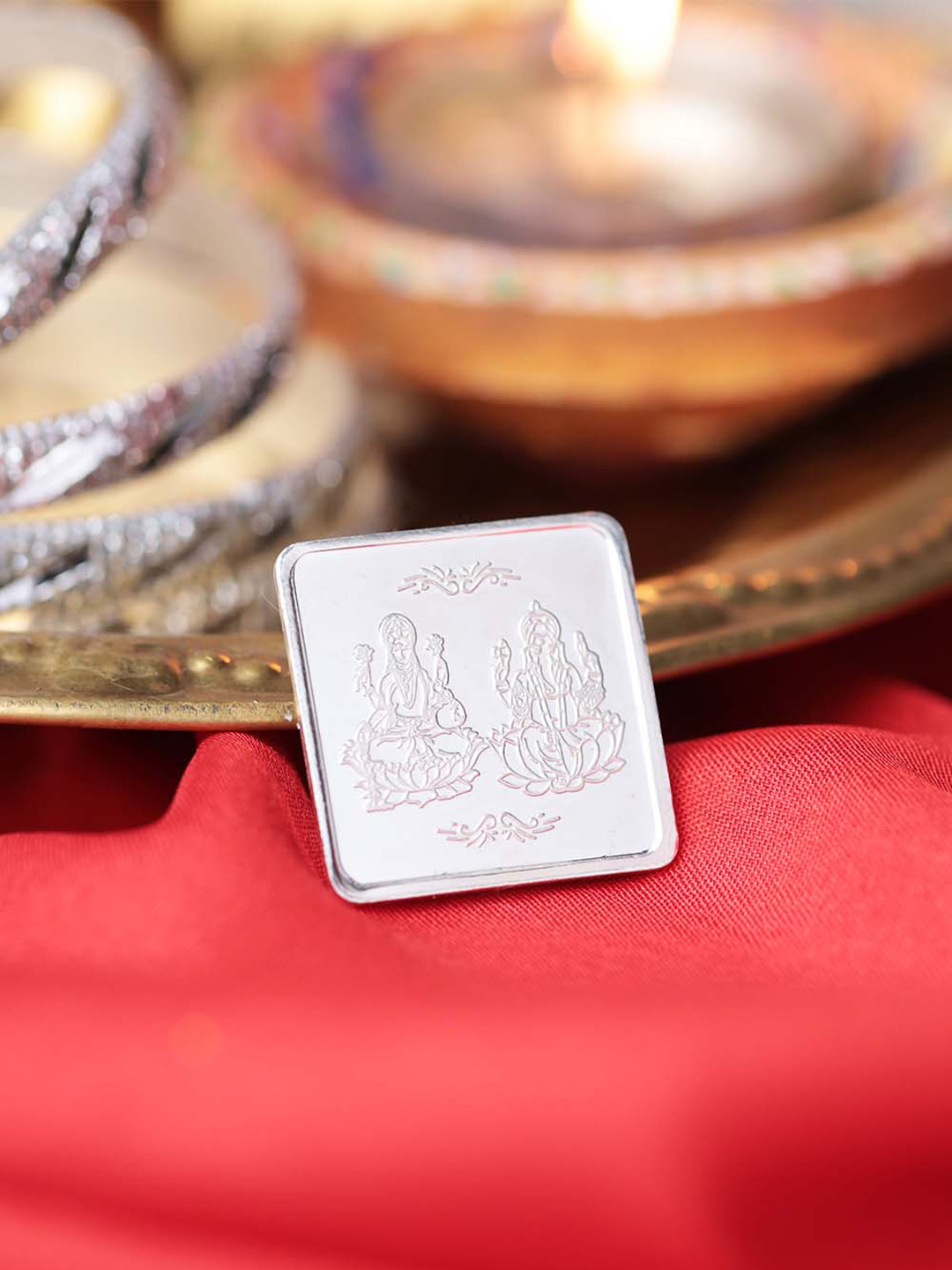 Buy GIVA 999 Silver Square Coin 5g - Silver Coins for Unisex 17992180 ...