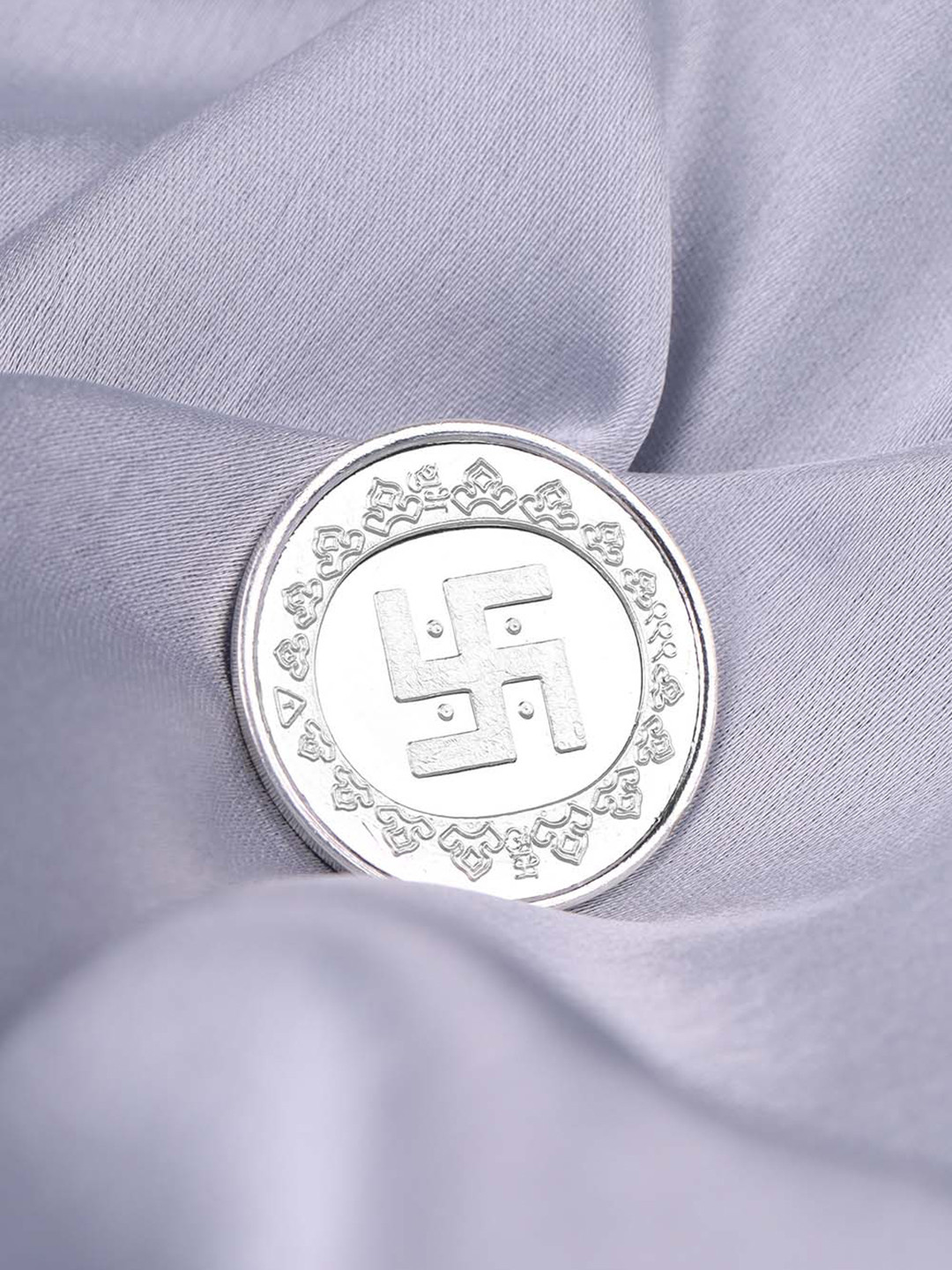Buy GIVA 999 Silver Swastika Coin 5g - Silver Coins for Unisex 17992204 ...