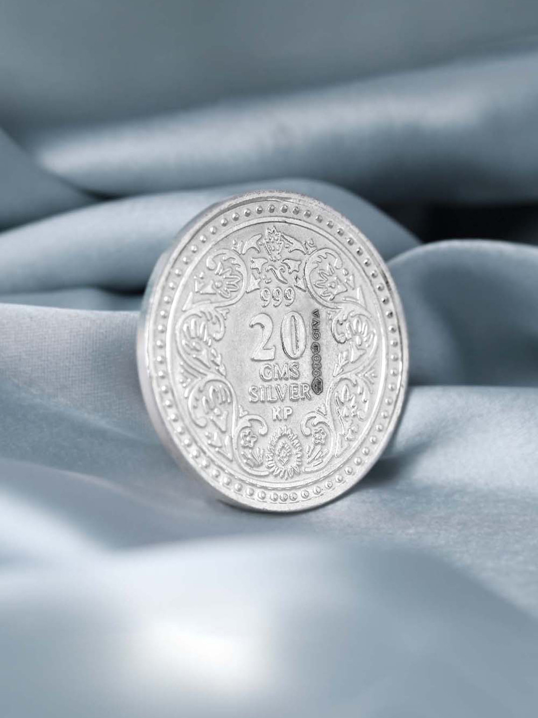 Buy GIVA 999 Silver Laxmi Ganesh Coin 20 G - Silver Coins for Unisex ...