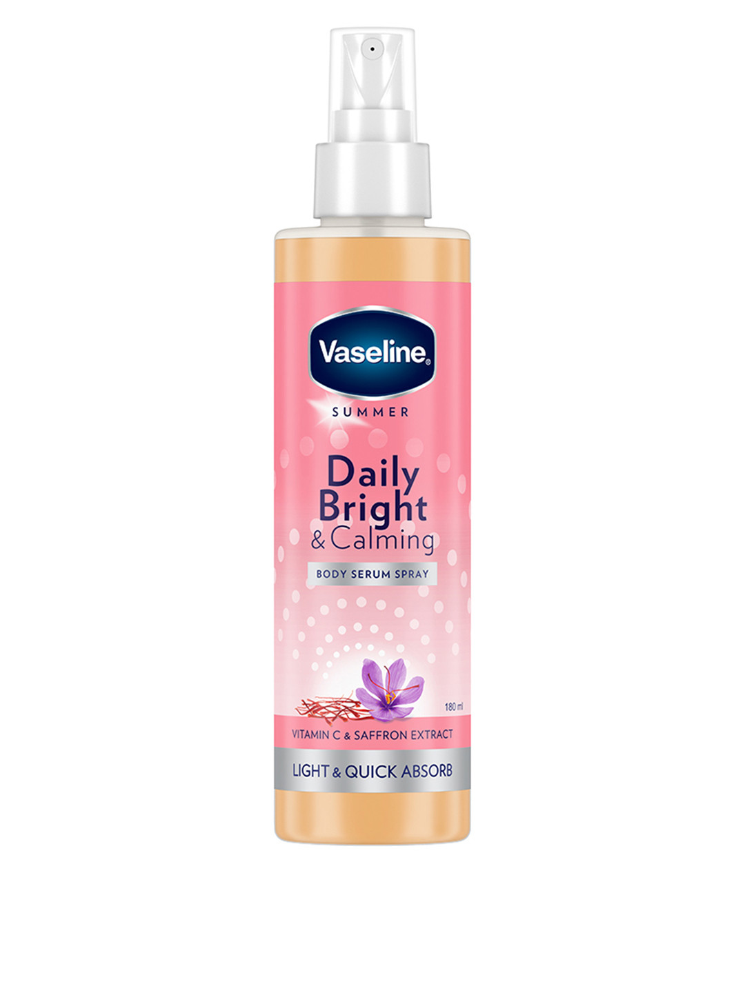 Buy Vaseline Daily Bright & Calming Body Serum Spray With Vitamin C ...