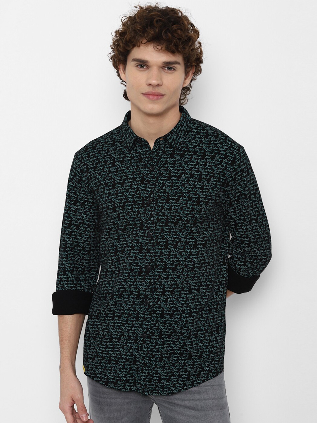 Buy FOREVER 21 Men Black Printed Casual Shirt - Shirts for Men 18002698 ... Buy FOREVER 21 Men Black Printed Casual Shirt - Shirts for Men 18002698 ...