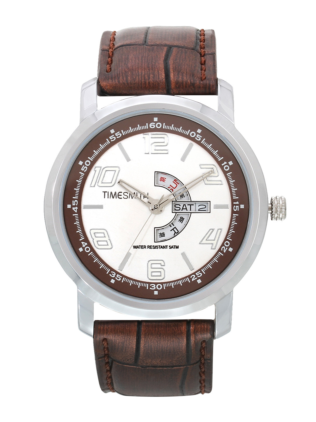 Buy TIMESMITH Men White Dial Limited Addition Analogue Watch TSM 054 ...