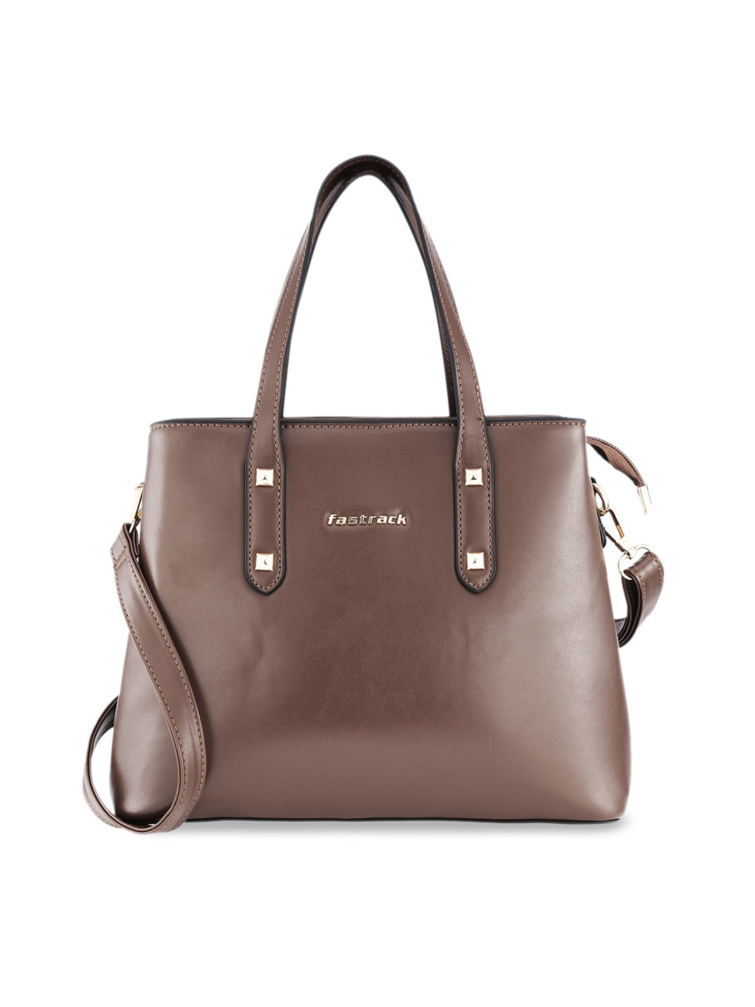 Buy Fastrack Tan PU Shopper Shoulder Bag - Handbags for Women 18023626 ...