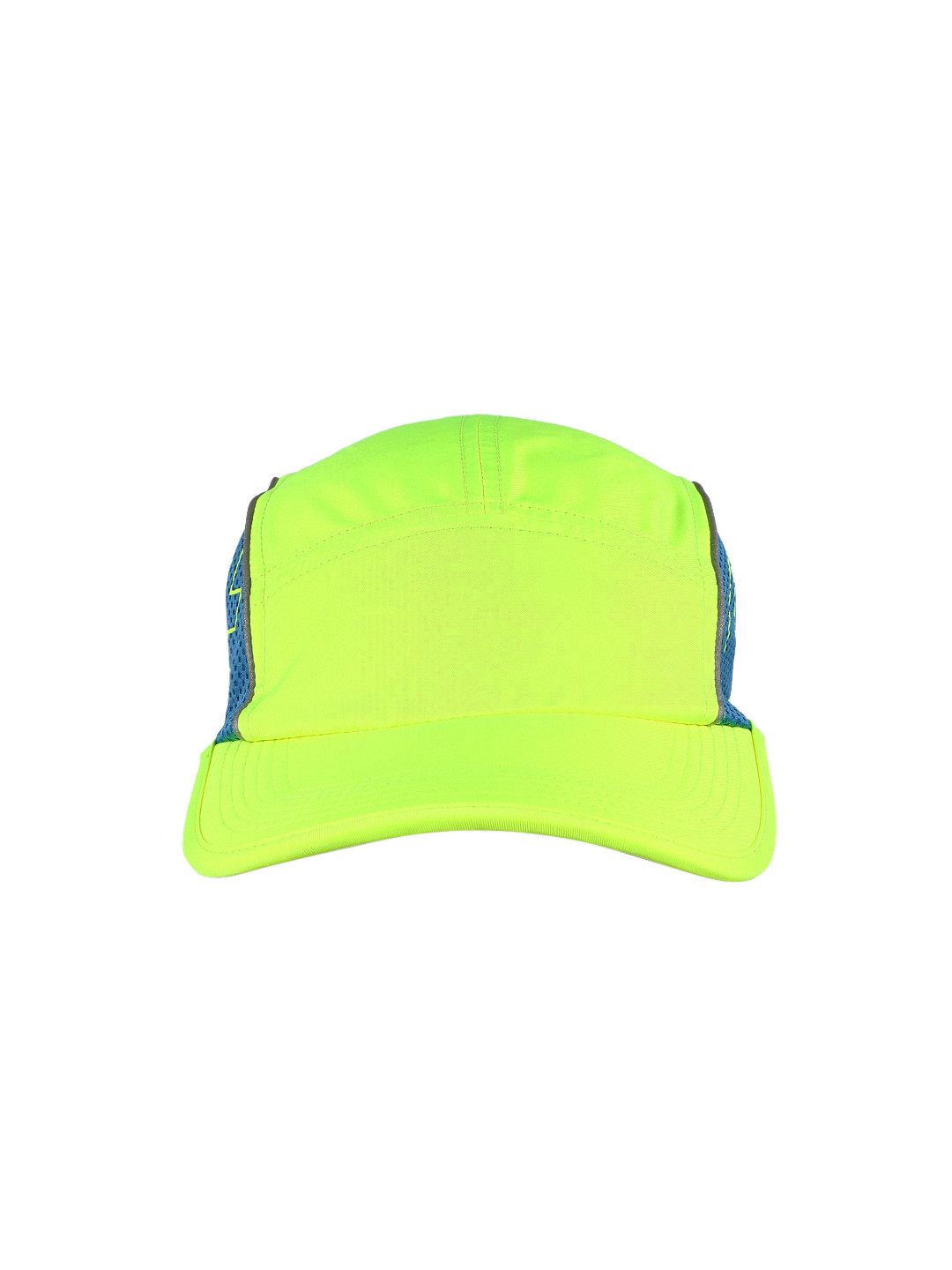Buy Nike Unisex Fluorescent Green & Teal Blue AROBILL RUN AW84 Cap ...