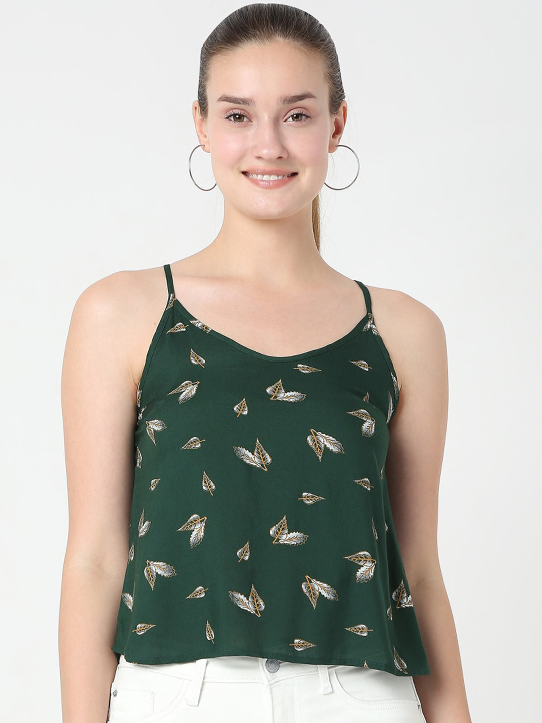 Buy Smarty Pants Women Green Print Top - Tops for Women 18032164 | Myntra