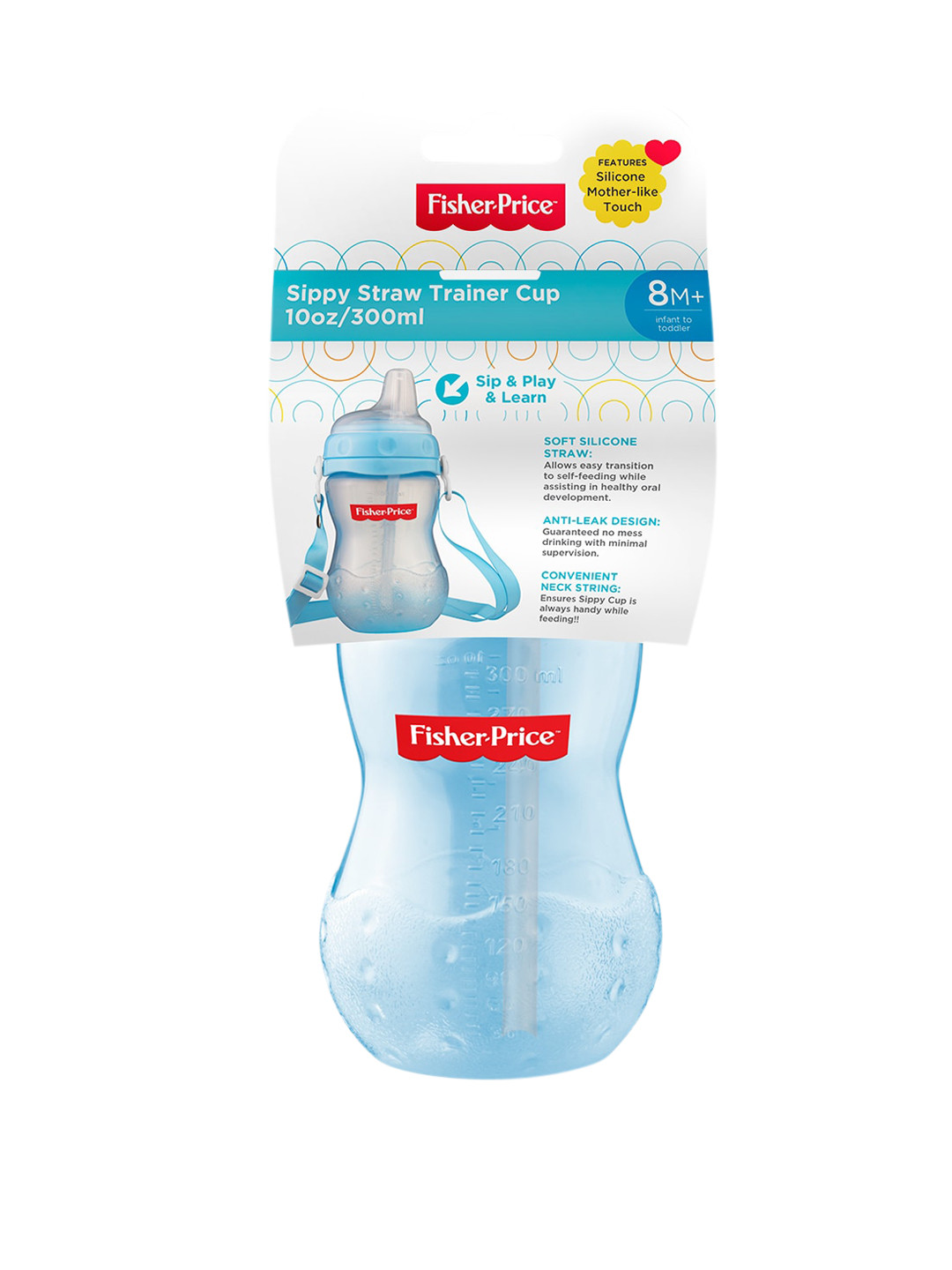 Buy Fisher Price Kids Blue Baby Sipper 300 Ml - Baby Sippers for Unisex ...