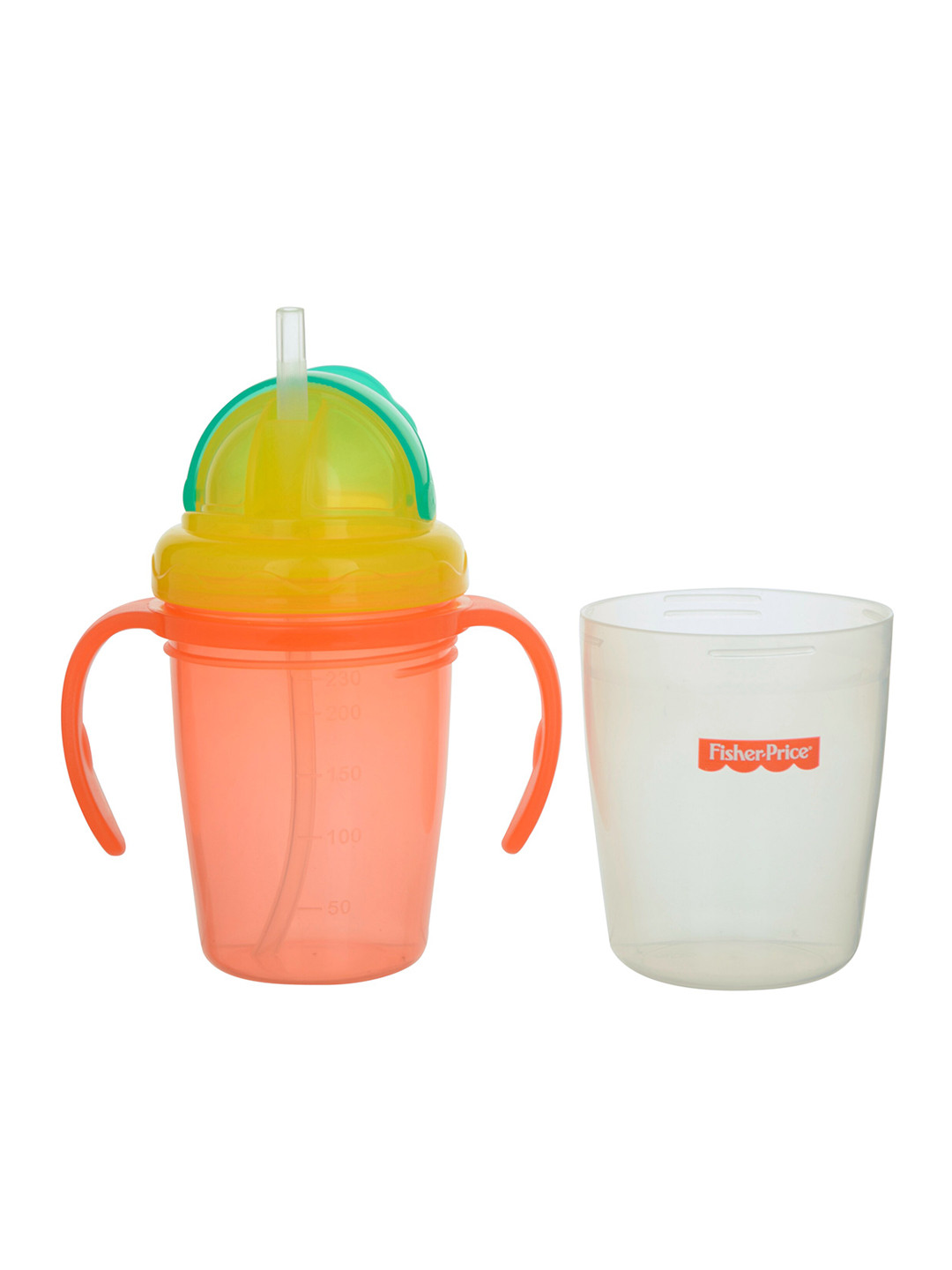 Buy Fisher Price Orange Double Wall Baby Sipper Training Cup - Baby ...