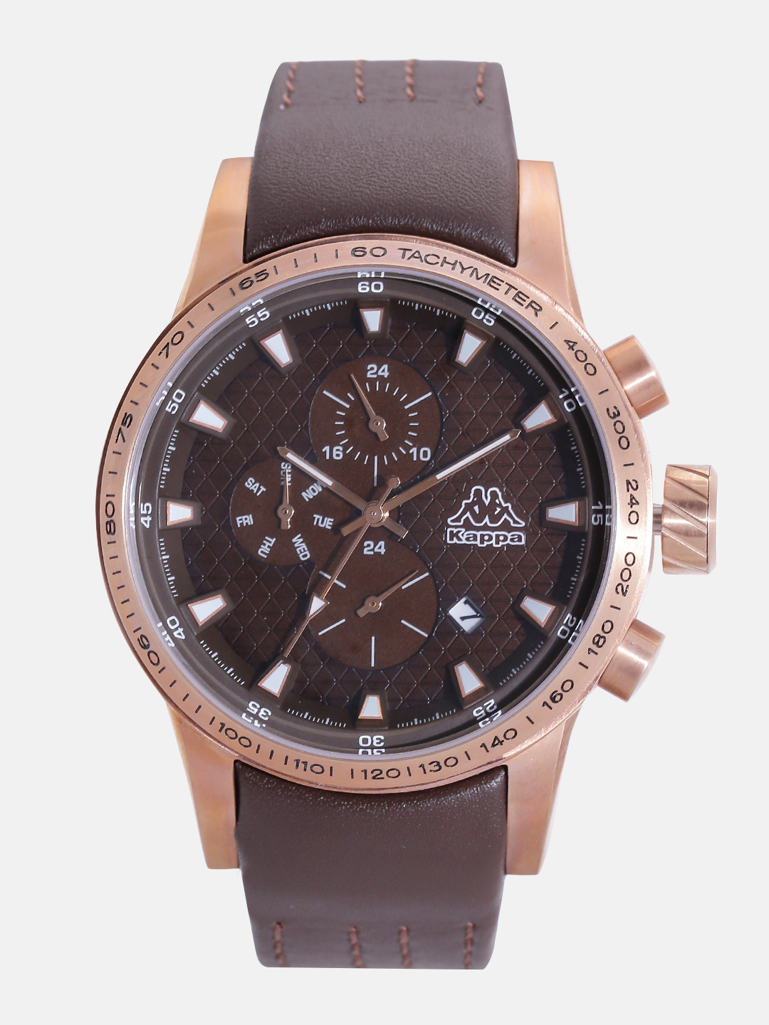 Buy Kappa Men Brown Multifunction Dial Watch KP 1434M D - Watches for ...