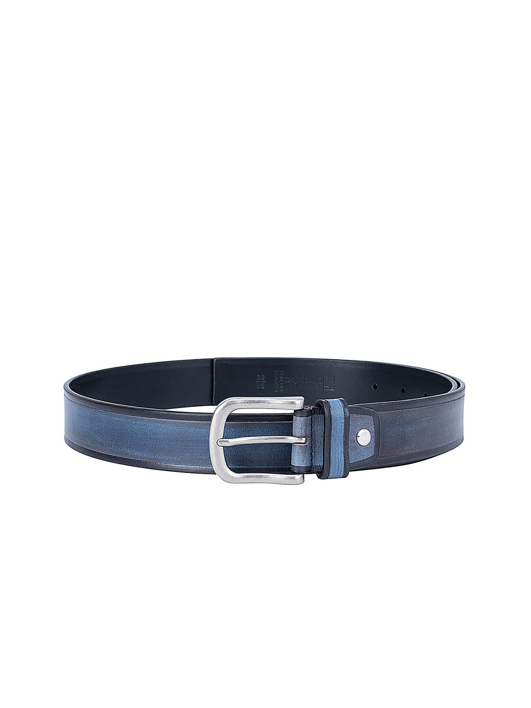 Buy Da Milano Men Blue Leather Belt - Belts for Men 18051008 | Myntra