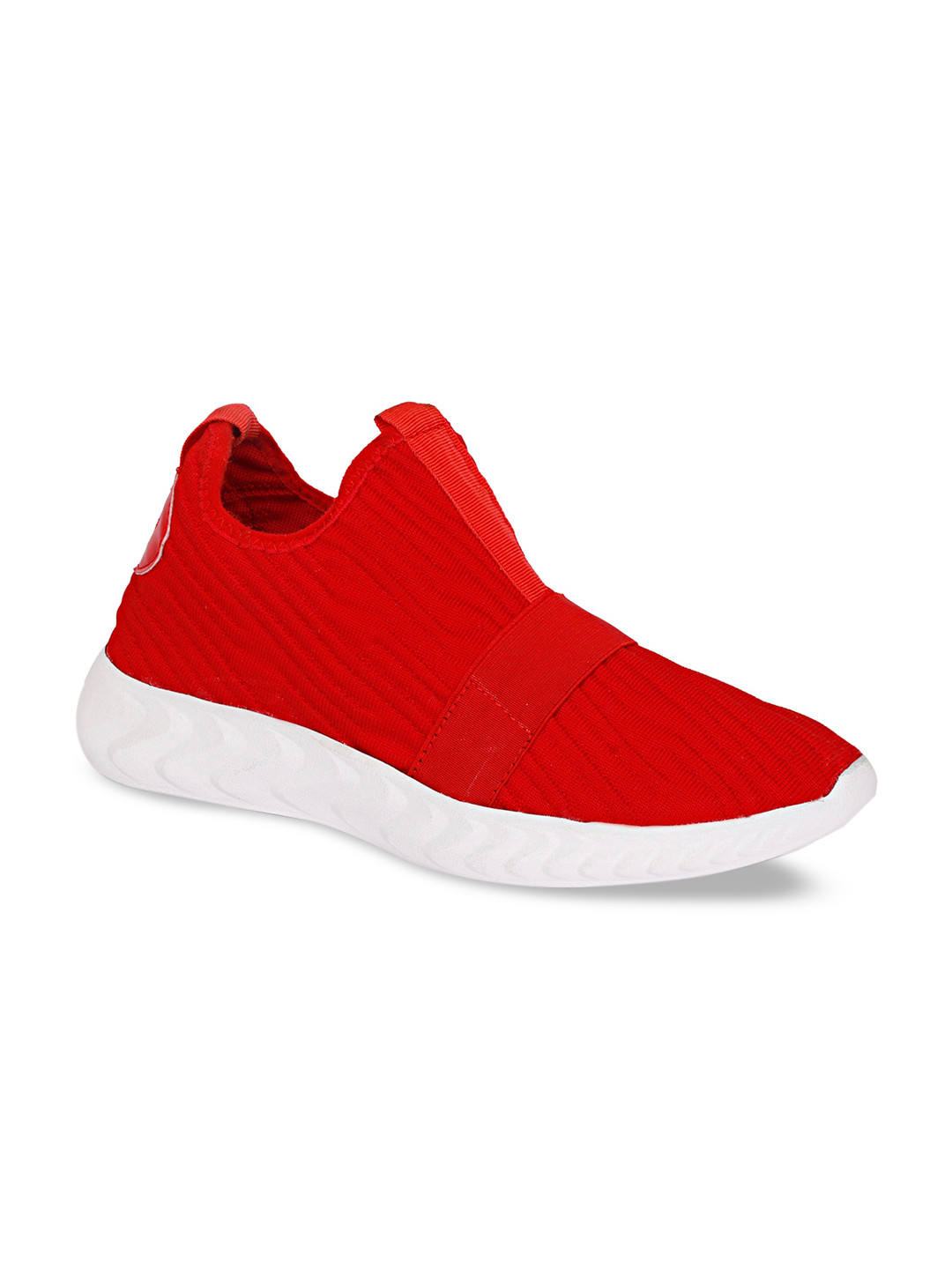 Buy IMT Men Red Woven Design Slip On Sneakers - Casual Shoes for Men ...
