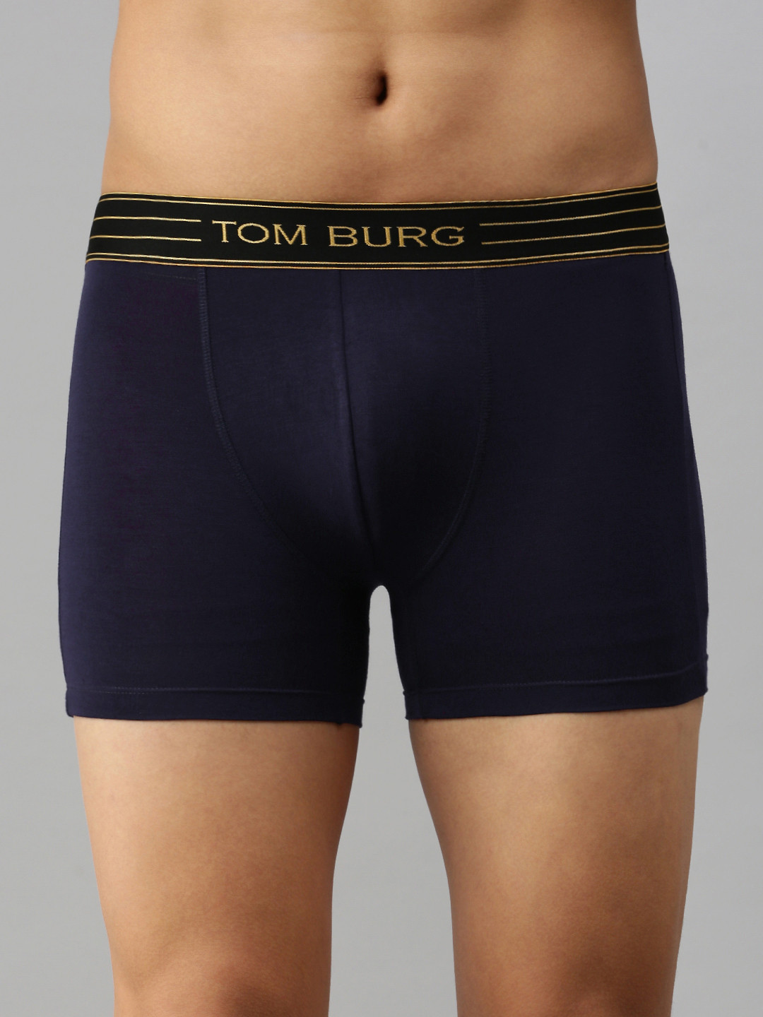 Buy TOM BURG Men Navy Blue Solid Trunks 3038 - Trunk for Men 18076586 ...